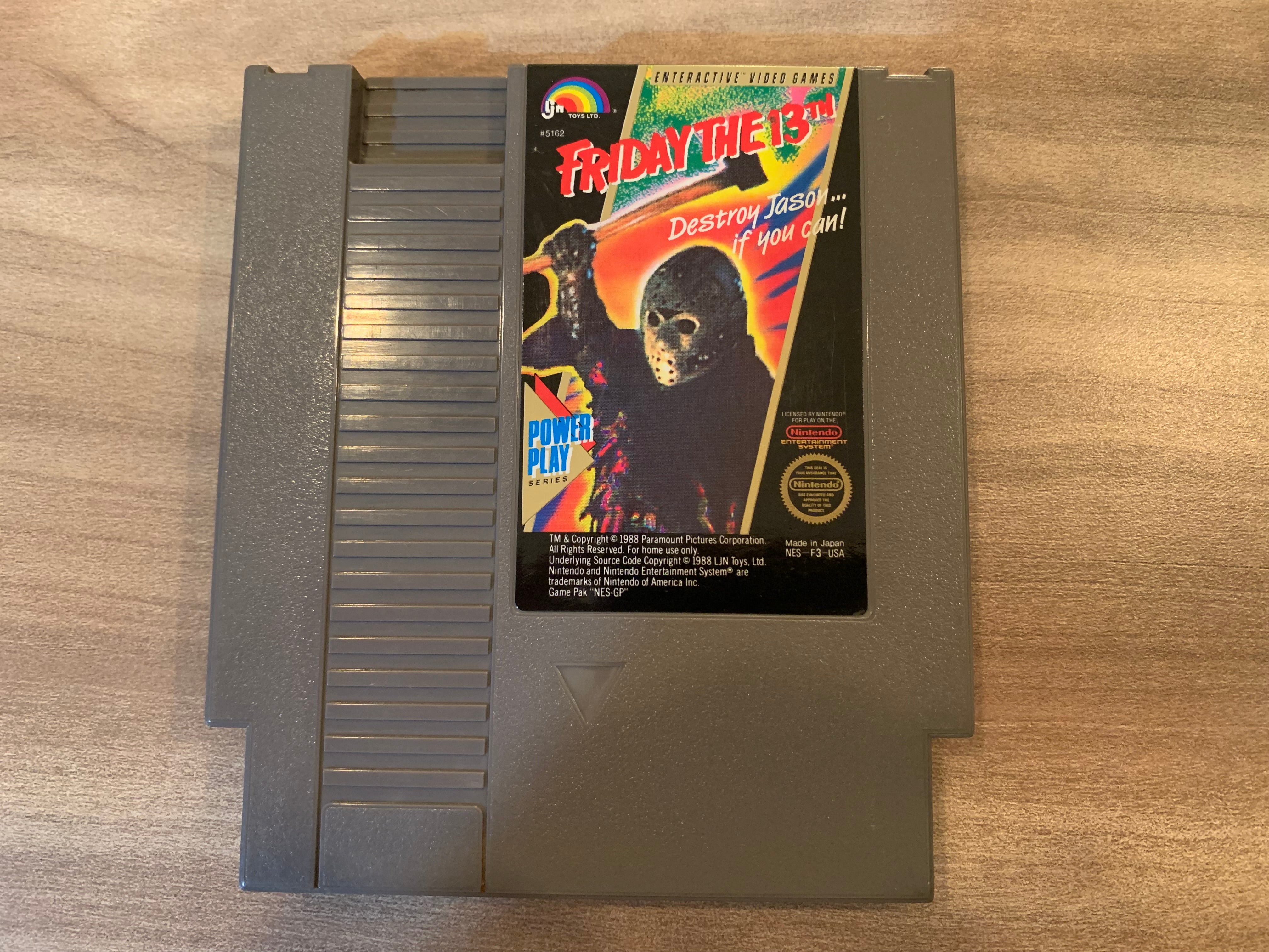 NiNTENDO [NES] ORiGiNAL | FRiDAY THE 13TH – PiXEL-RETRO.COM