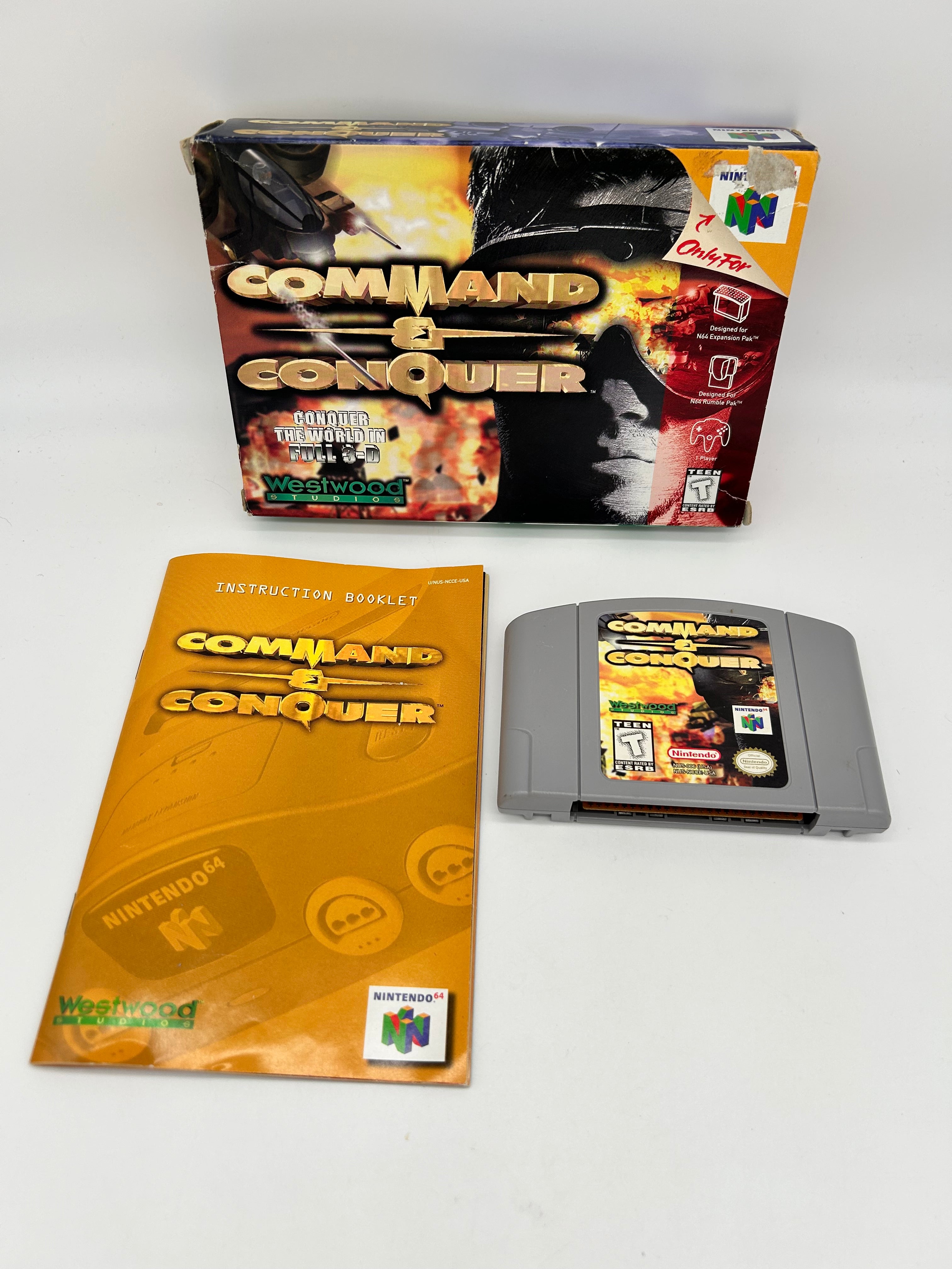 NiNTENDO 64 [N64] | COMMAND & CONQUER – PiXEL-RETRO.COM