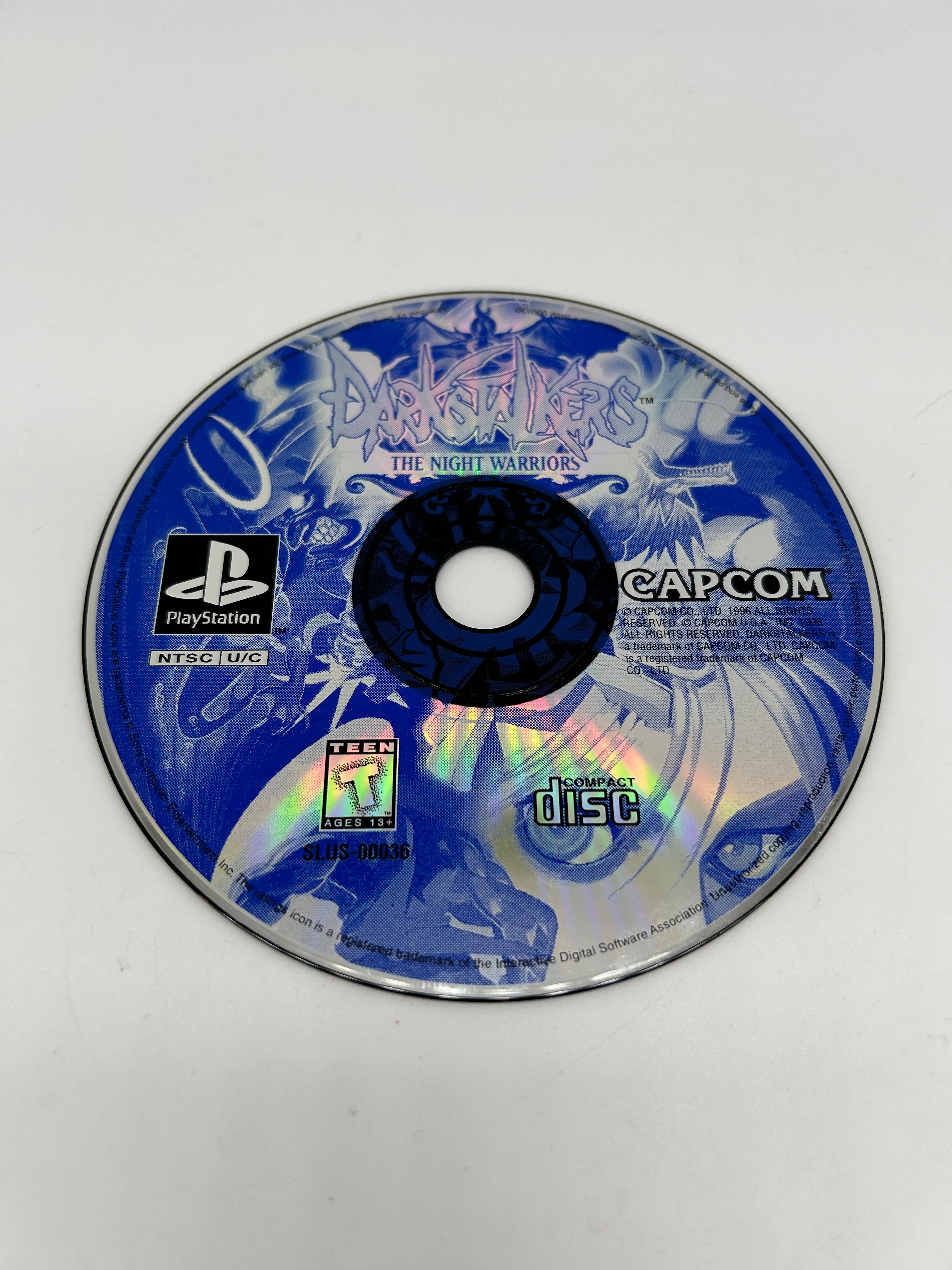 SONY PLAYSTATiON [PS1] | DARKSTALKERS THE NIGHT WARRiORS – PiXEL-RETRO.COM