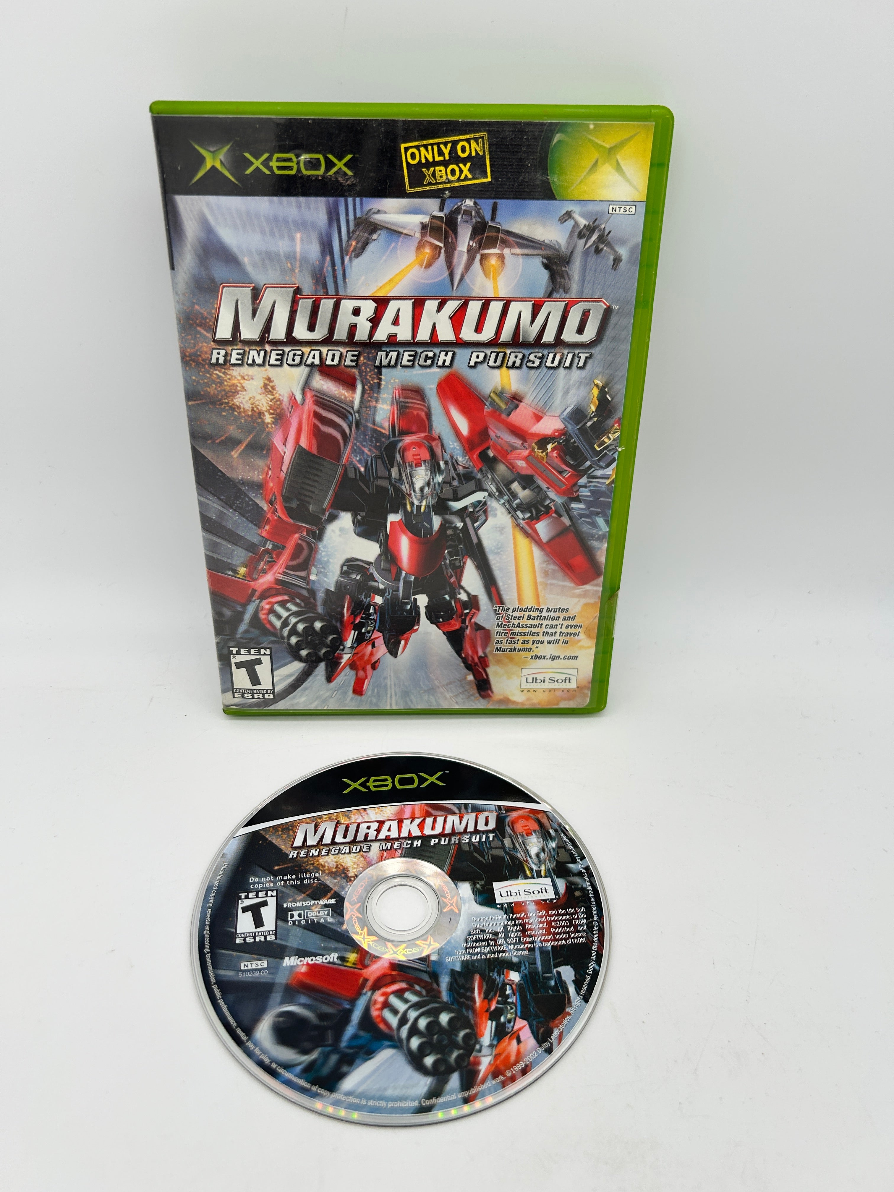MiCROSOFT XBOX ORiGiNAL | MURAKUMO RENEGADE MECH PURSUiT – PiXEL-RETRO.COM