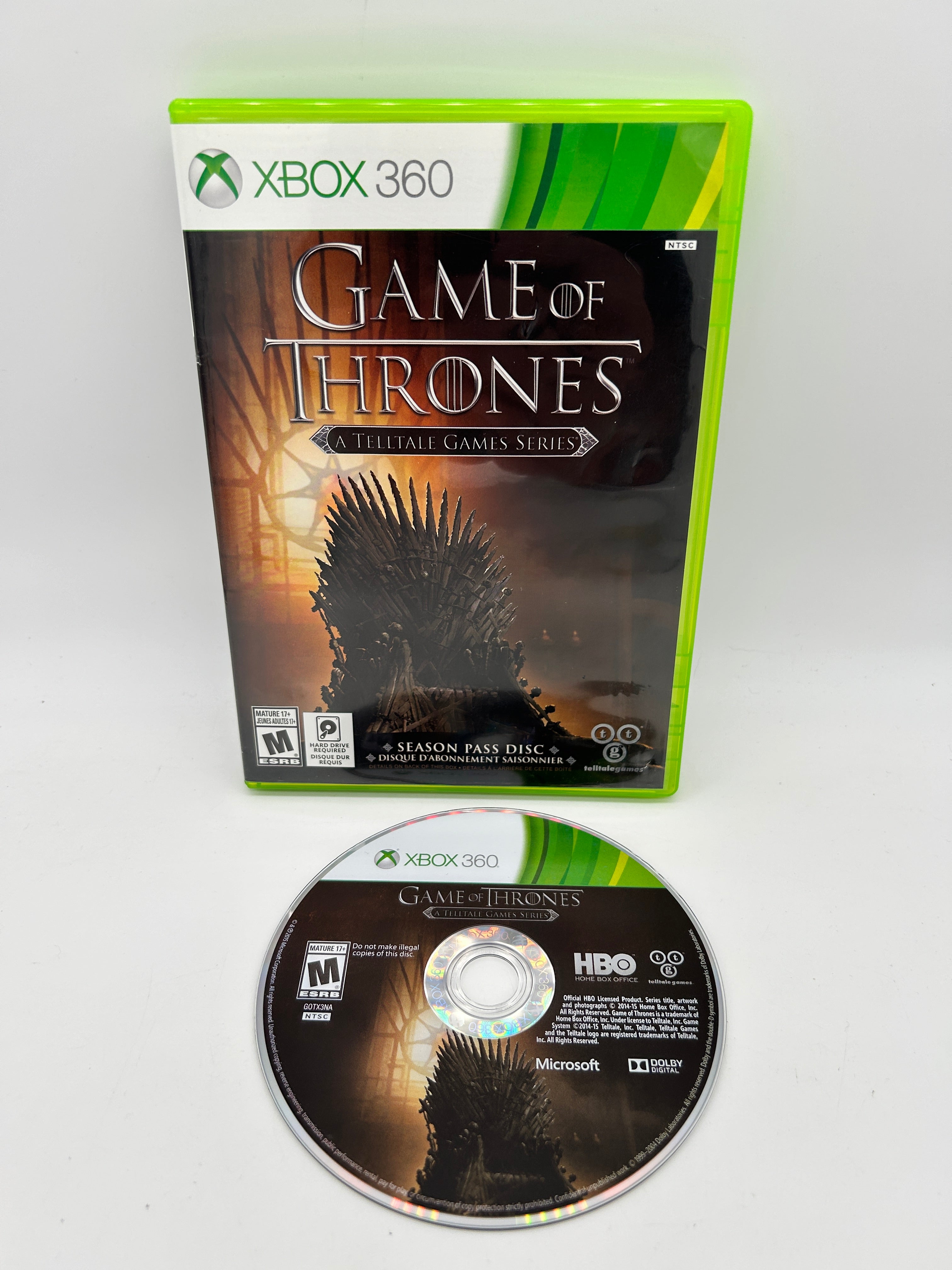 Microsoft XBOX 360 | GAME OF THRONES A TELLTALE GAMES SERIES – PiXEL ...