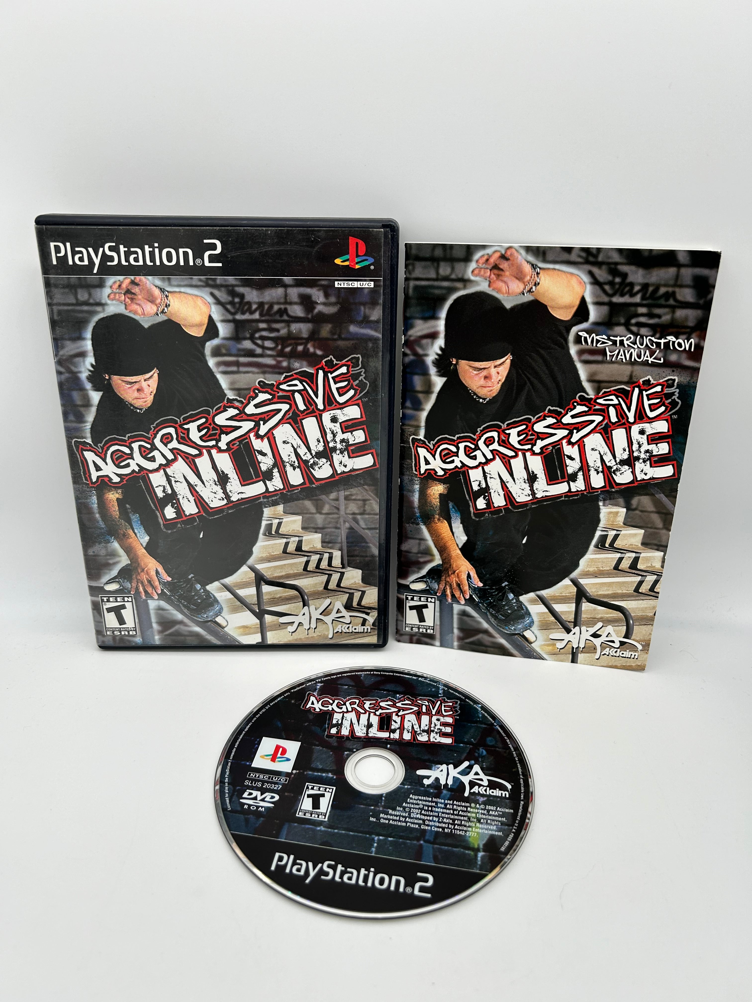 SONY PLAYSTATiON 2 [PS2] | AGGRESSIVE iNLiNE – PiXEL-RETRO.COM
