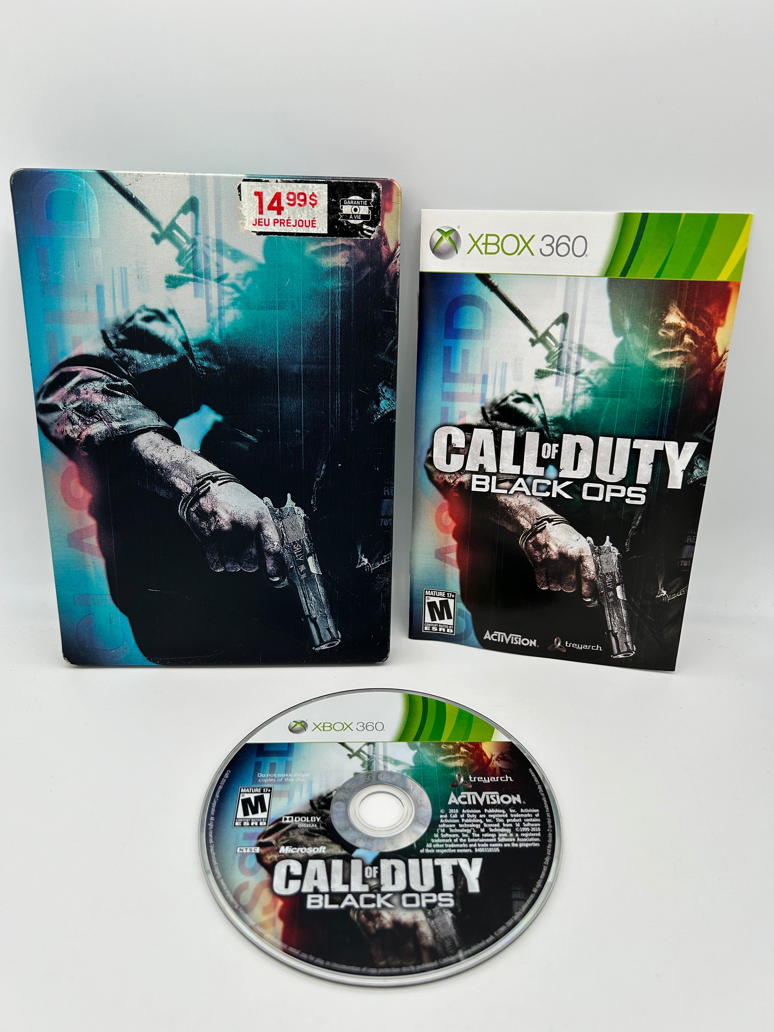 Microsoft XBOX 360 | CALL OF DUTY BLACK OPS | HARDENED EDiTiON – PiXEL ...