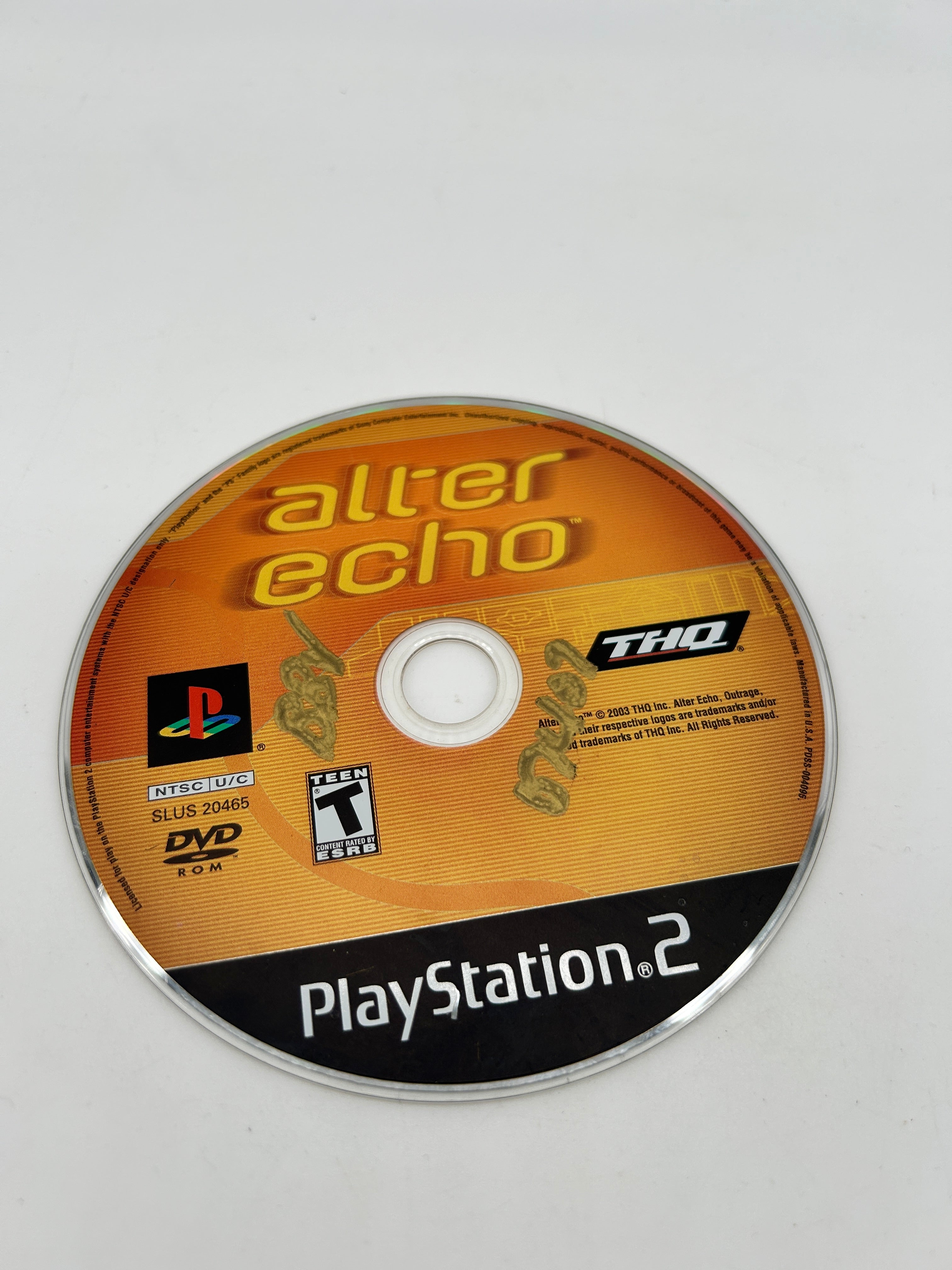 SONY PLAYSTATiON 2 [PS2] | ALTER ECHO – PiXEL-RETRO.COM