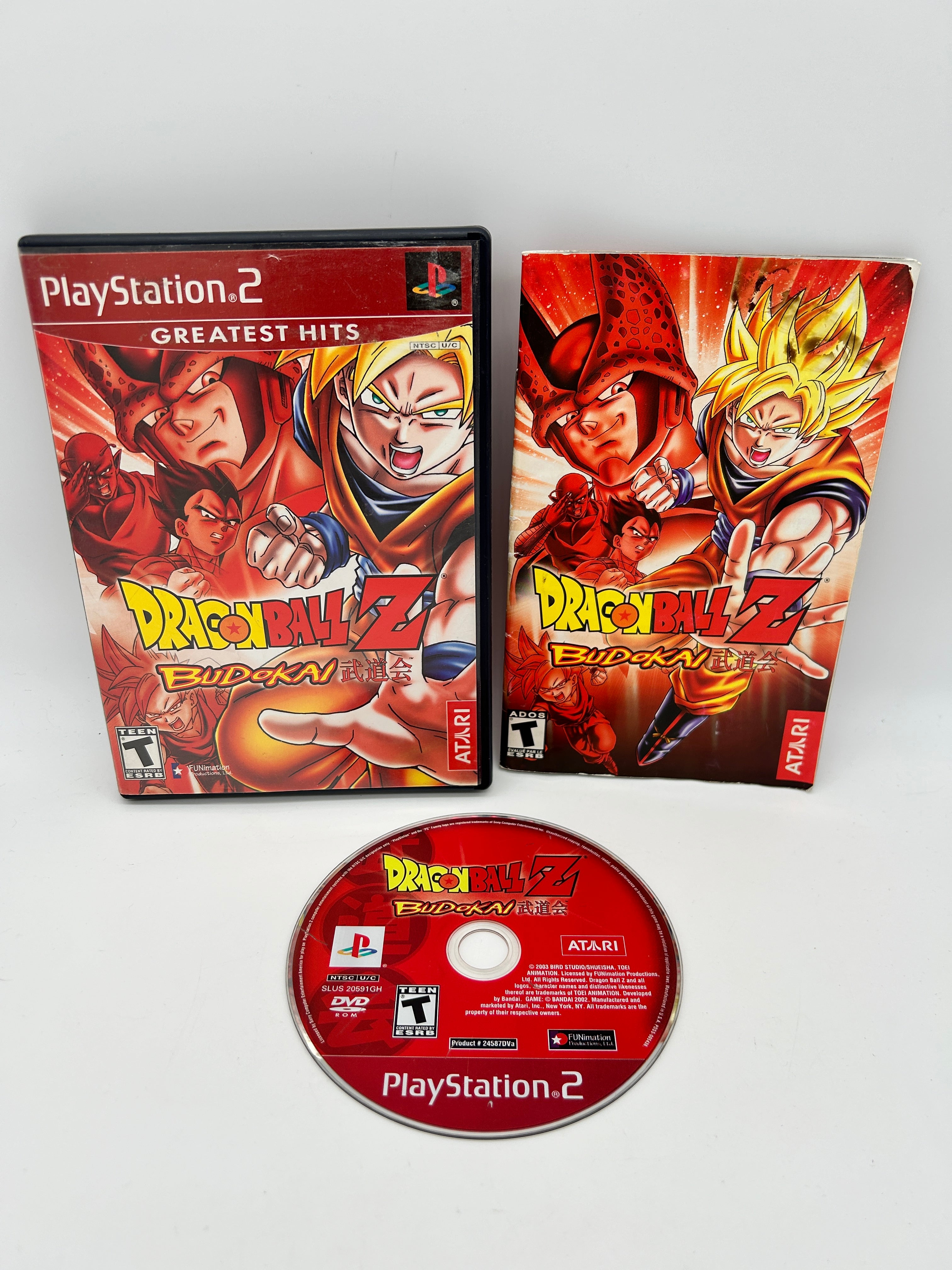 SONY PLAYSTATiON 2 [PS2] | DRAGON BALL Z BUDOKAi | GREATEST HiTS ...