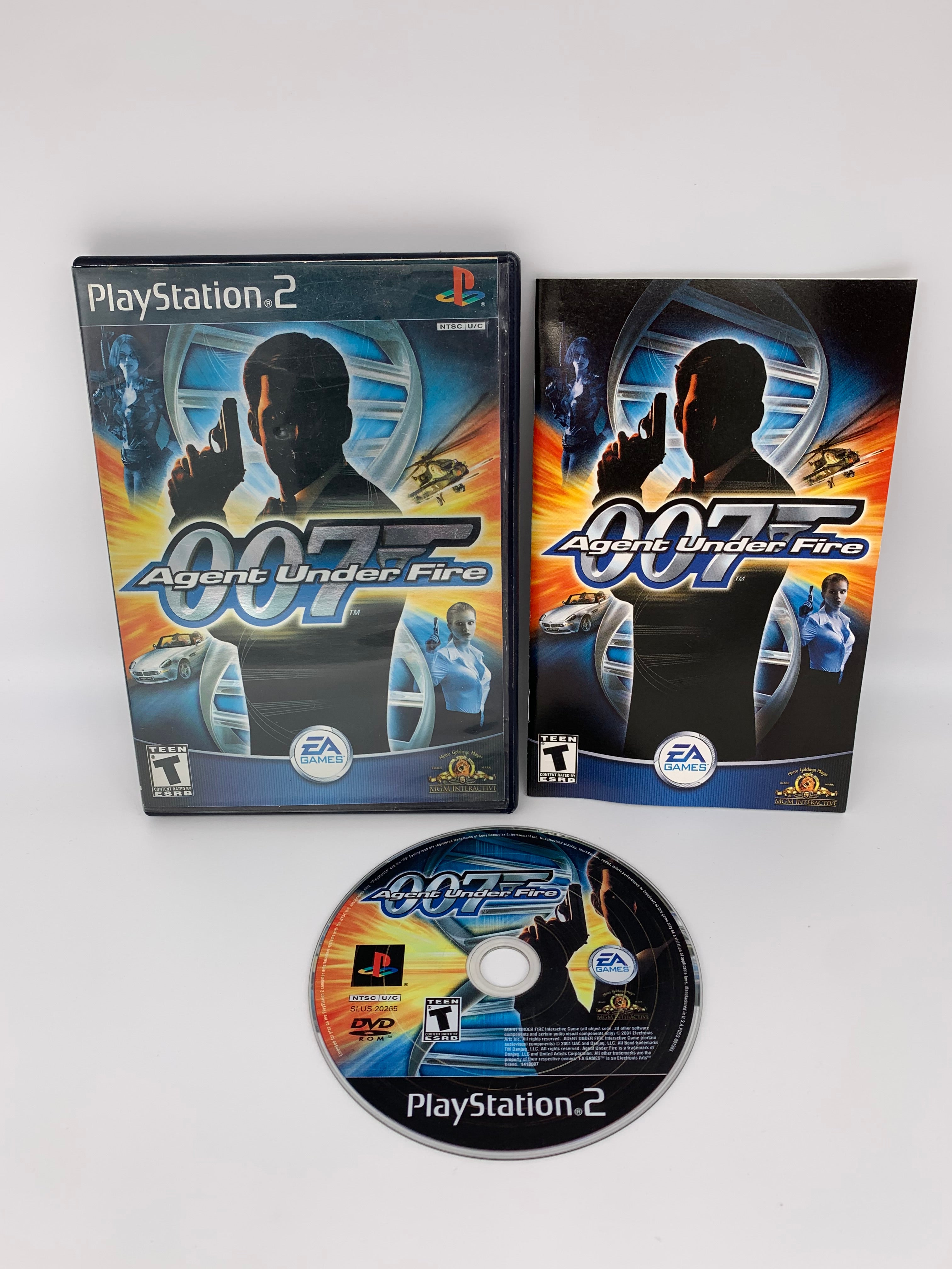 SONY PLAYSTATiON 2 [PS2] | 007 AGENT UNDER FIRE – PiXEL-RETRO.COM