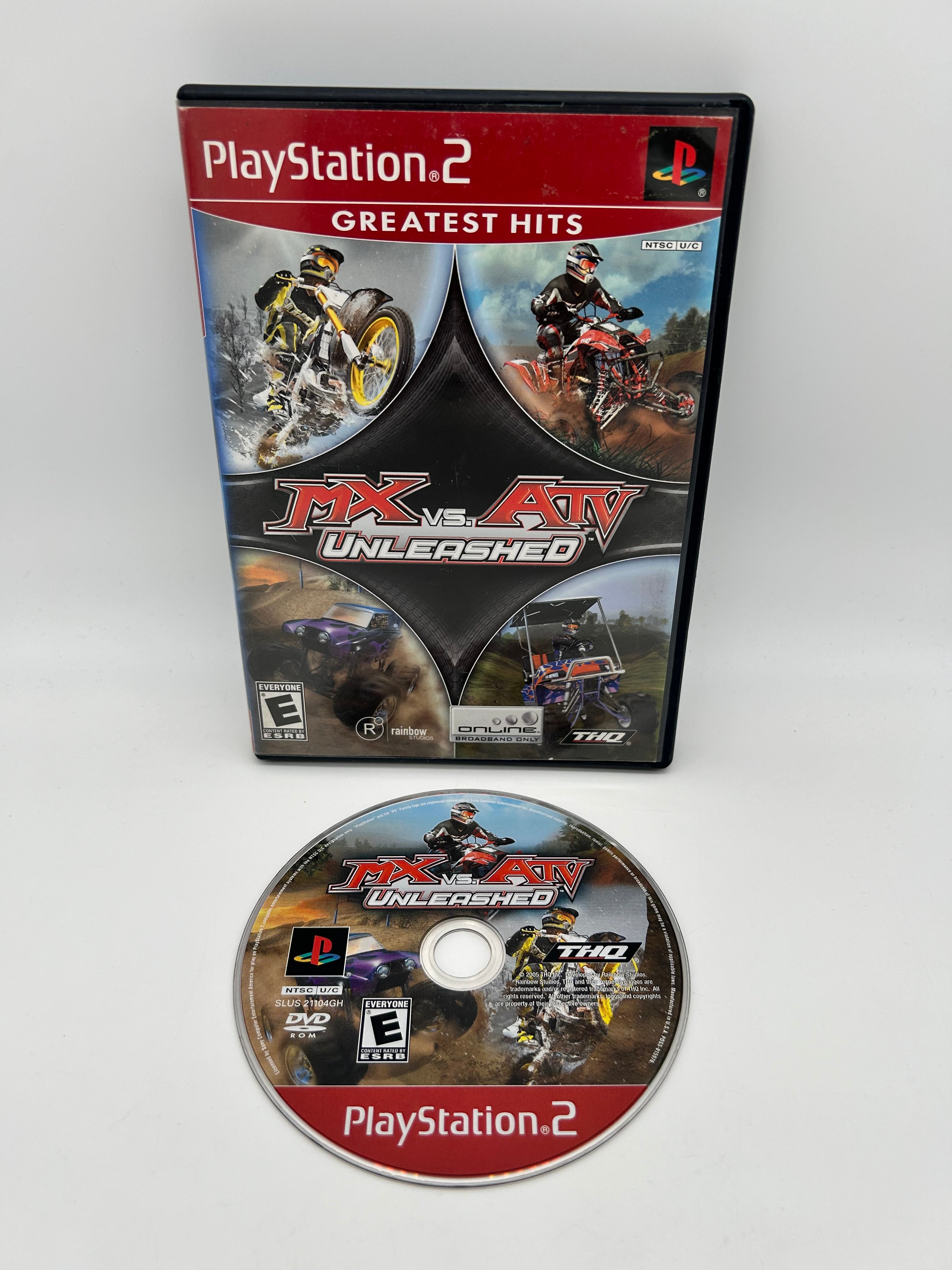 SONY PLAYSTATiON 2 [PS2] | MX VS ATV UNLEASHED | GREATEST HiTS – PiXEL ...