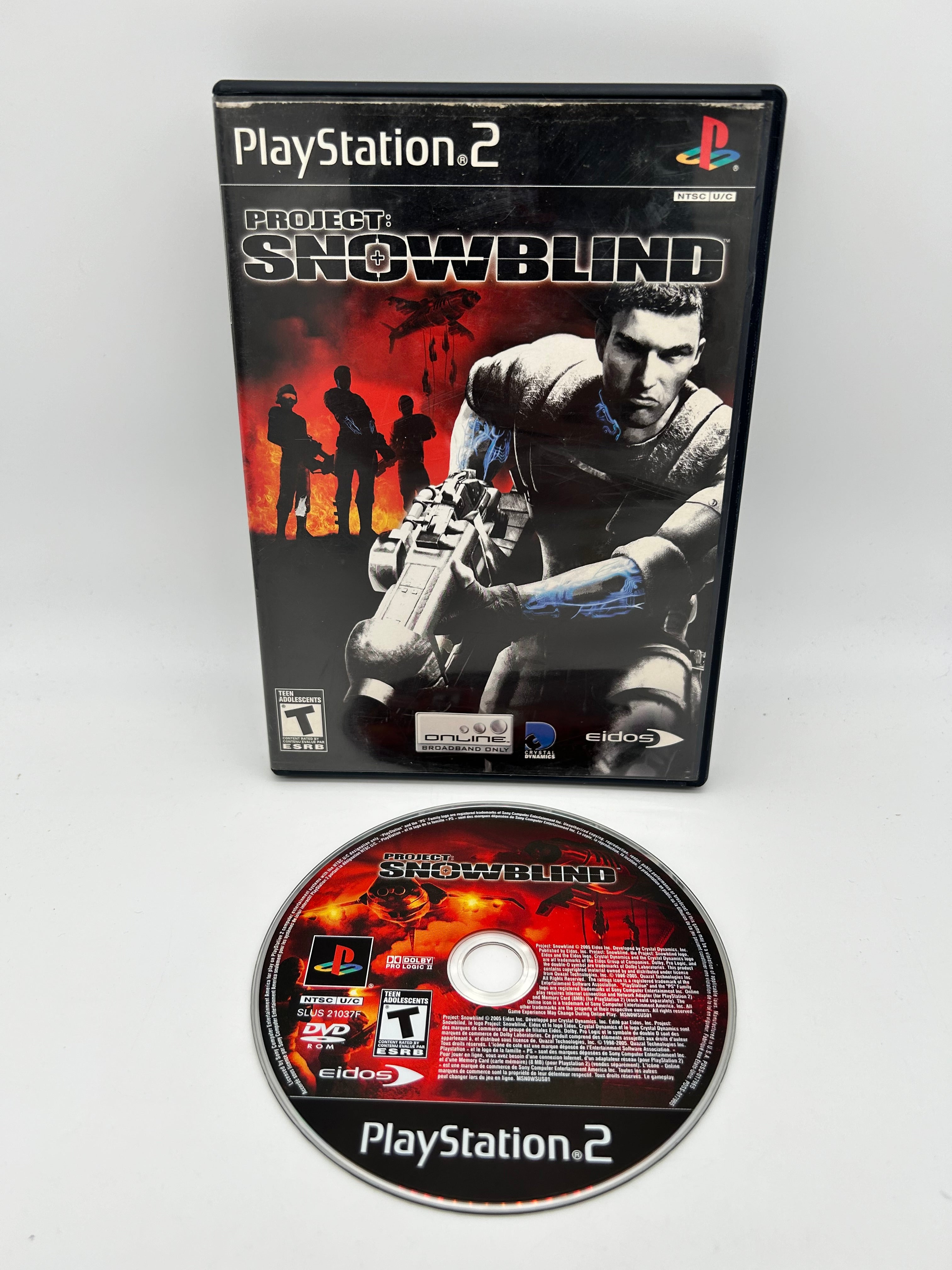 SONY PLAYSTATiON 2 [PS2] | PROJECT SNOWBLiND – PiXEL-RETRO.COM