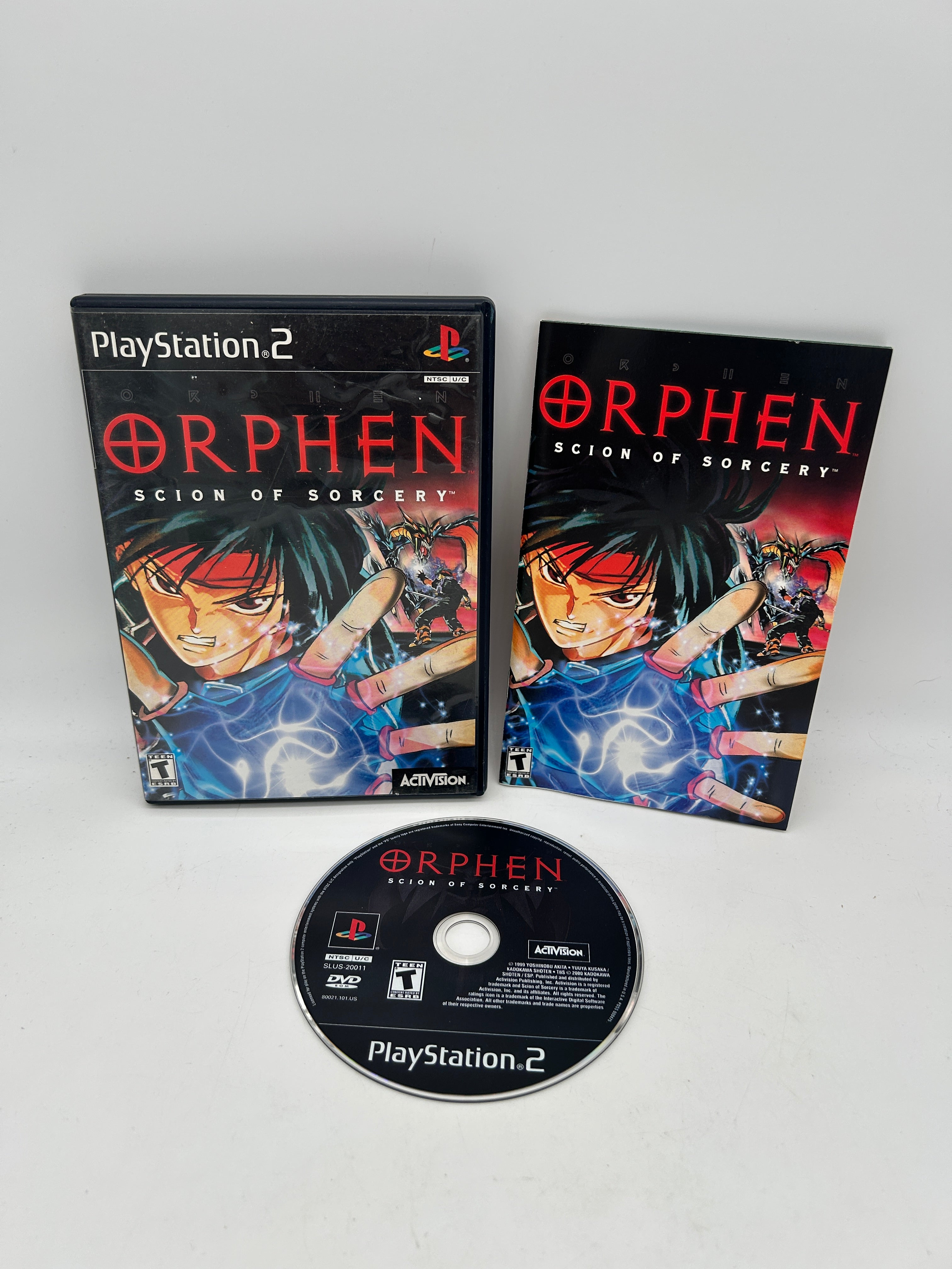 SONY PLAYSTATiON 2 [PS2] | ORPHEN SCiON OF SORCERY – PiXEL-RETRO.COM