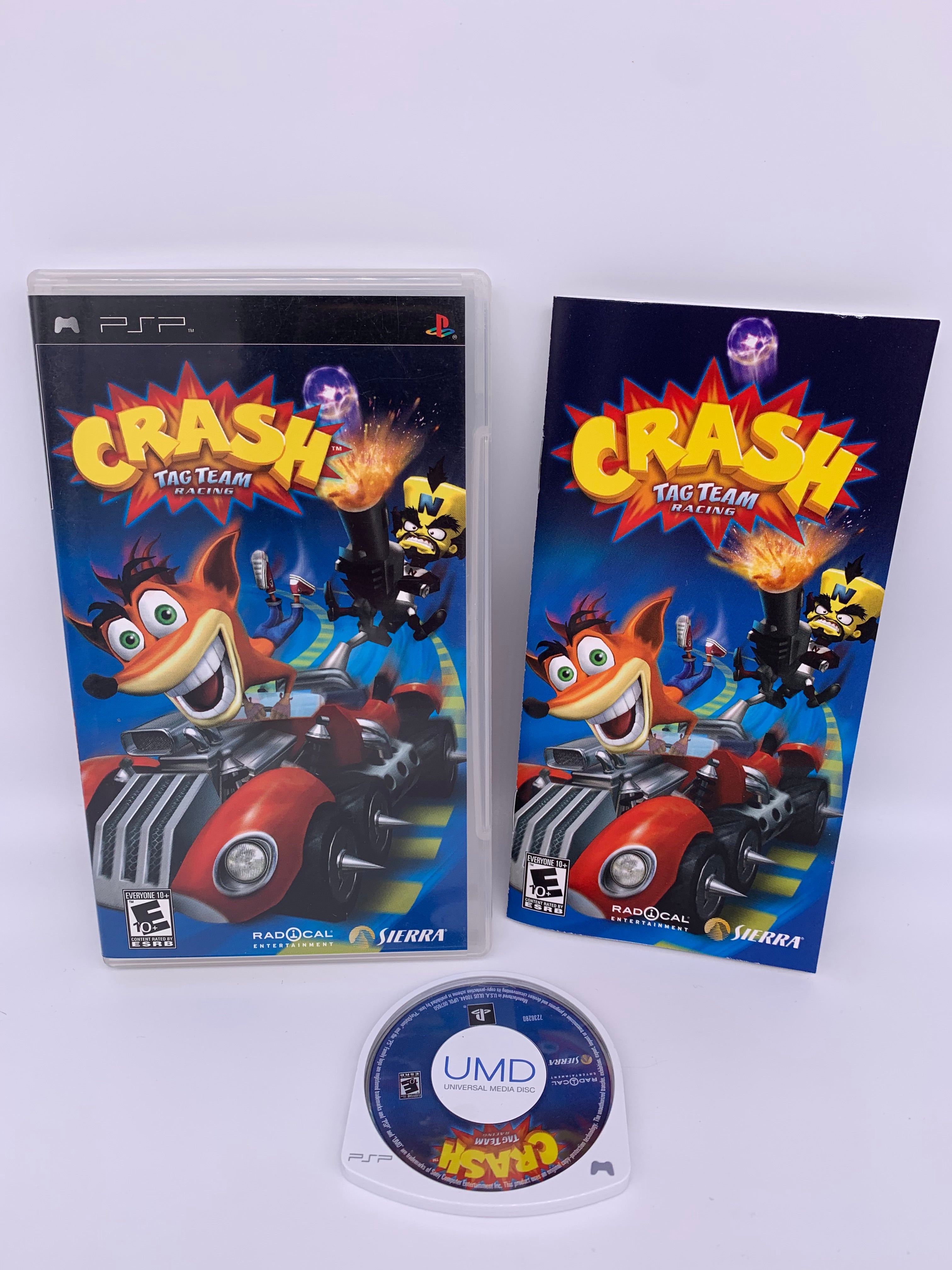 SONY PLAYSTATiON PORTABLE [PSP] | CRASH TAG TEAM RACiNG – PiXEL-RETRO.COM