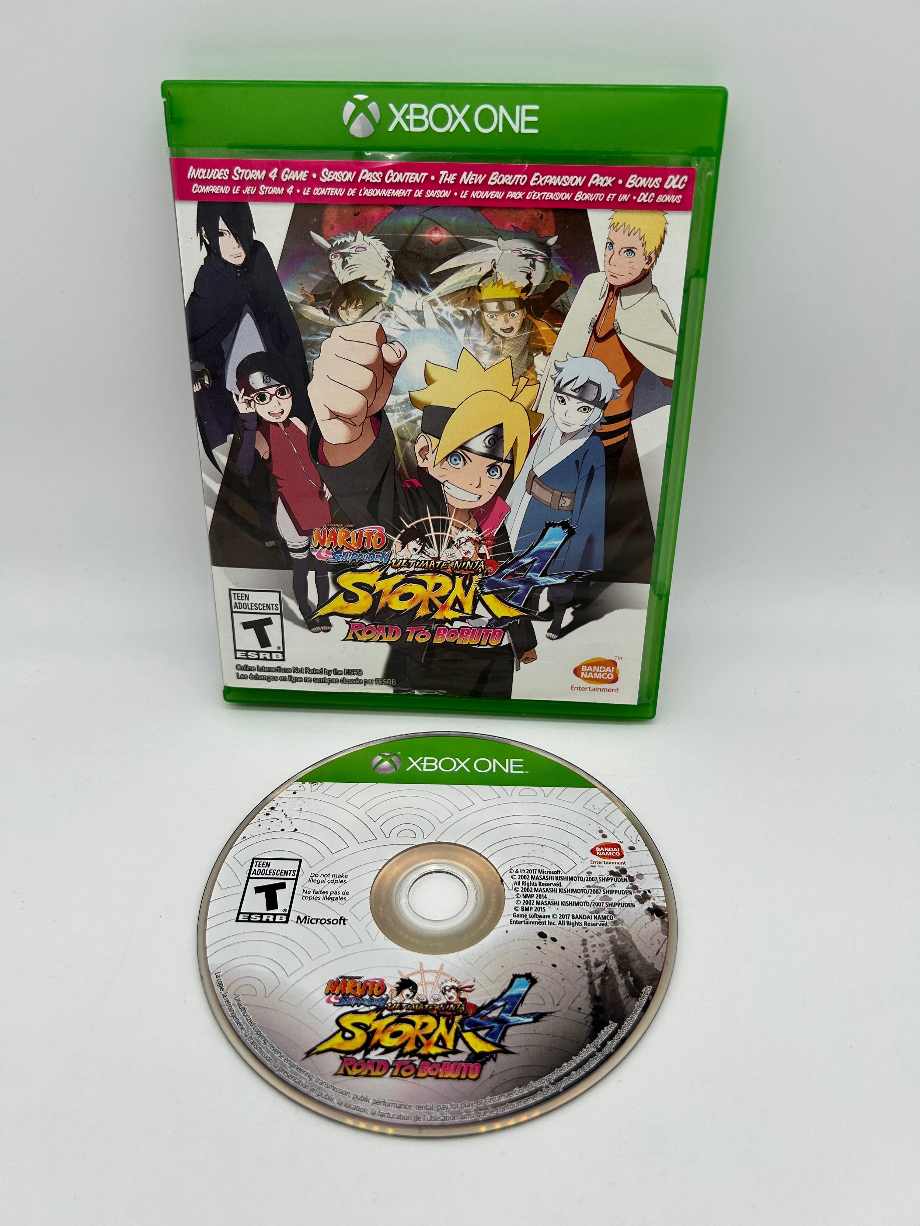 MiCROSOFT XBOX ONE NARURO SHiPPUDEN ULTiMATE NiNJA STORM 4 ROAD BORUTO ...