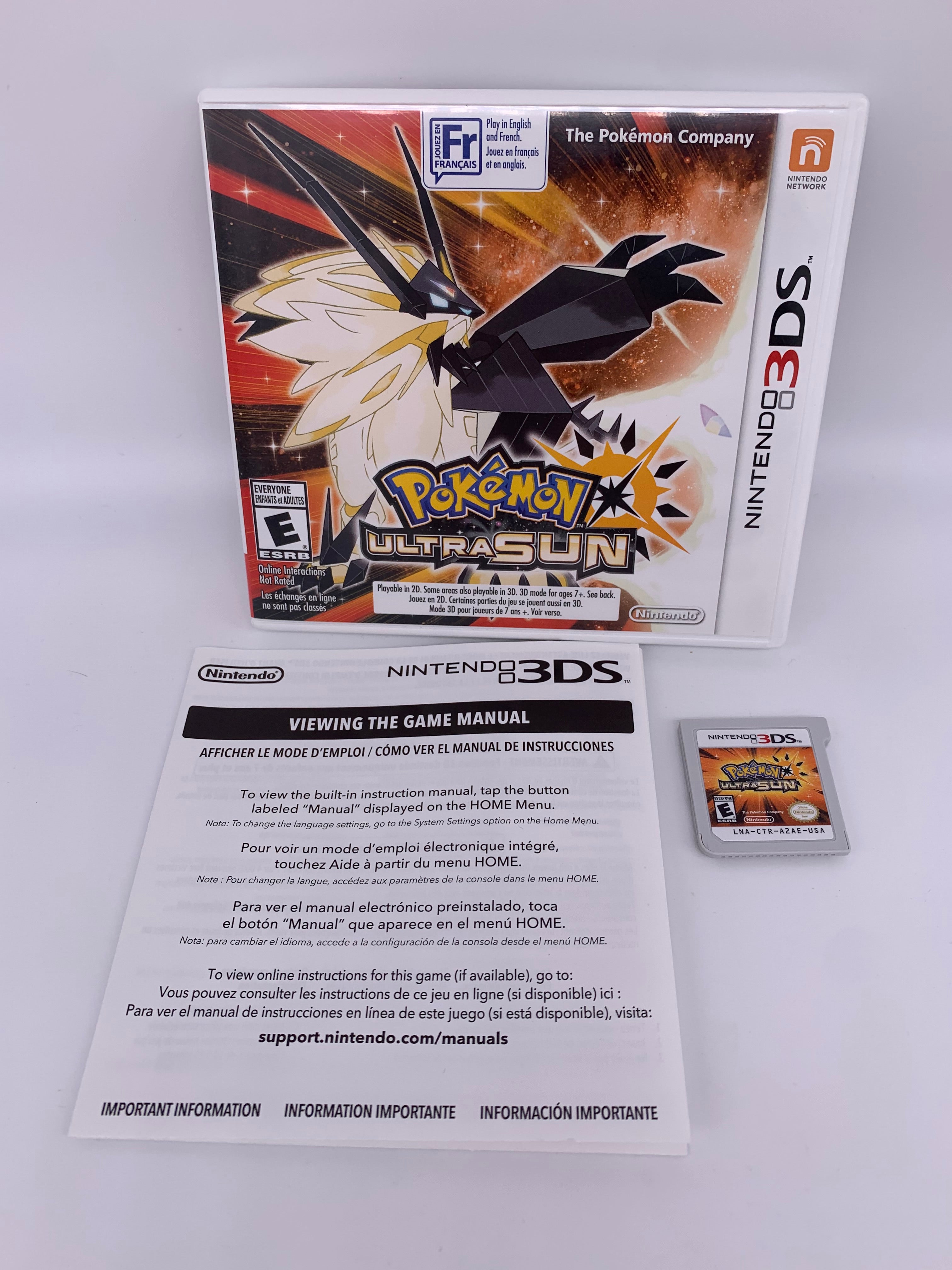 NiNTENDO 3DS | POKEMON ULTRA SUN – PiXEL-RETRO.COM
