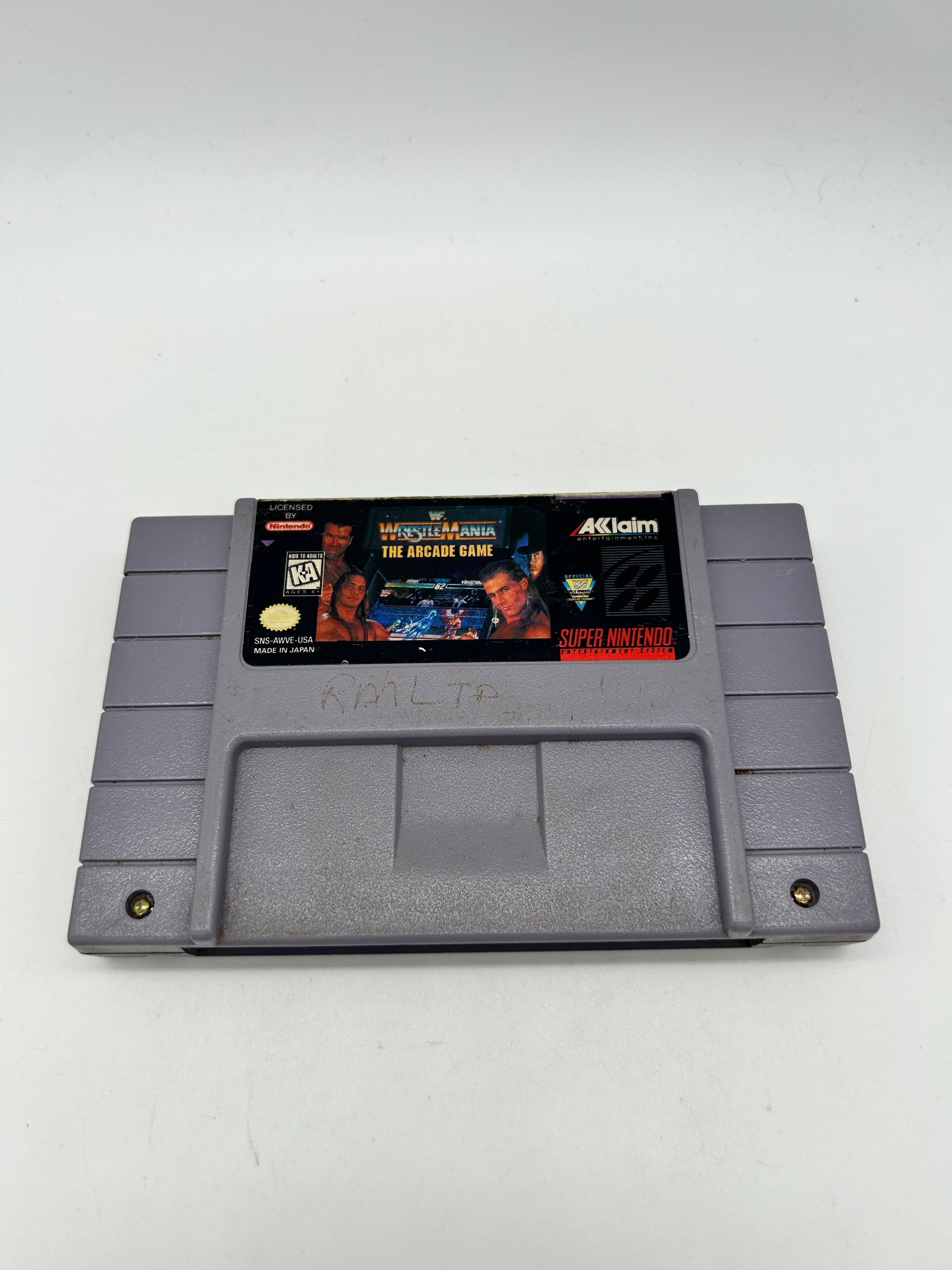 SUPER NiNTENDO [SNES] | WWF WRESTLEMAniA THE ARCADE GAME – PiXEL-RETRO.COM