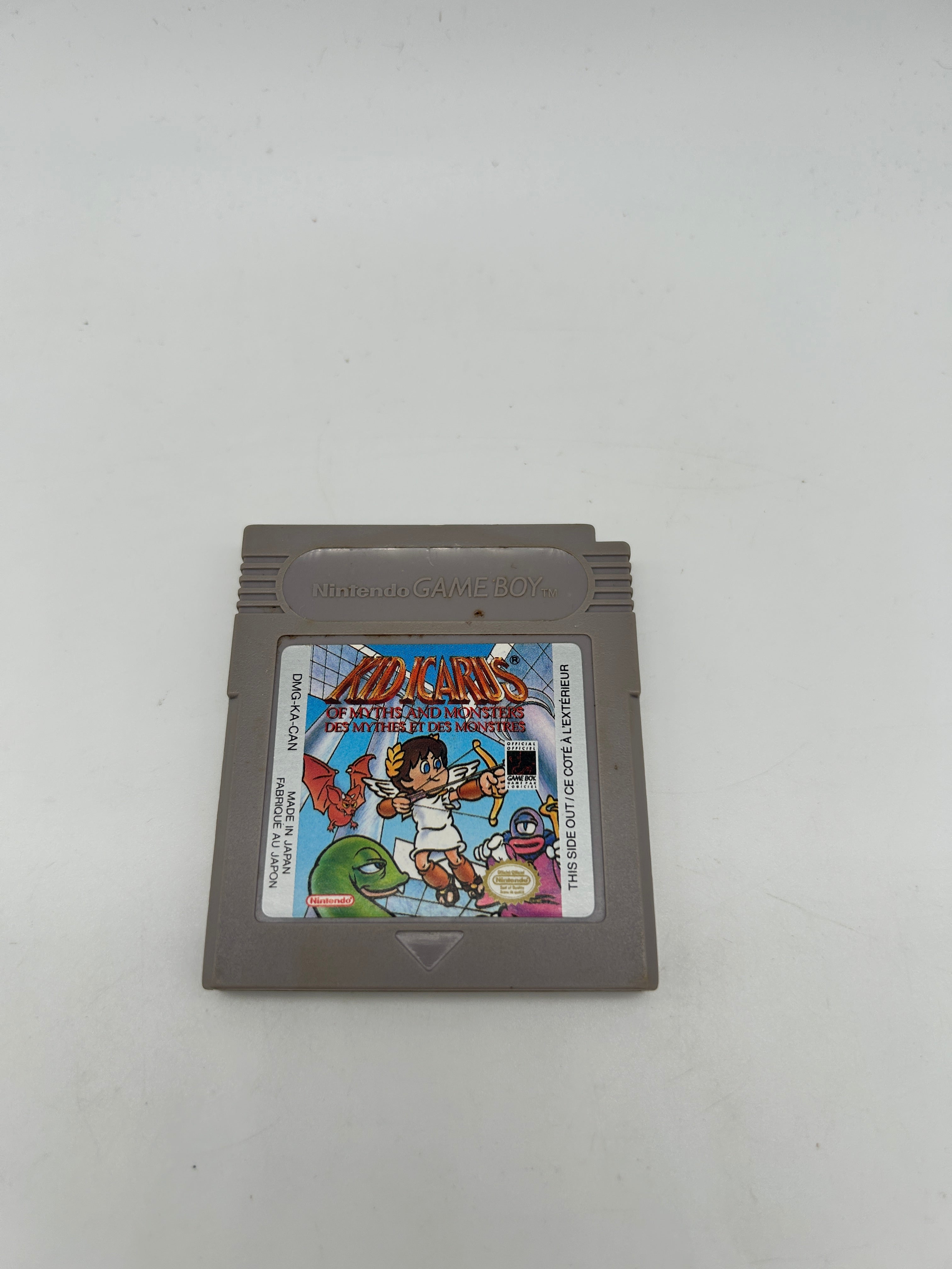 NiNTENDO GAME BOY [GB] ORiGiNAL | KiD iCARUS OF MYTHS AND MONSTERS ...