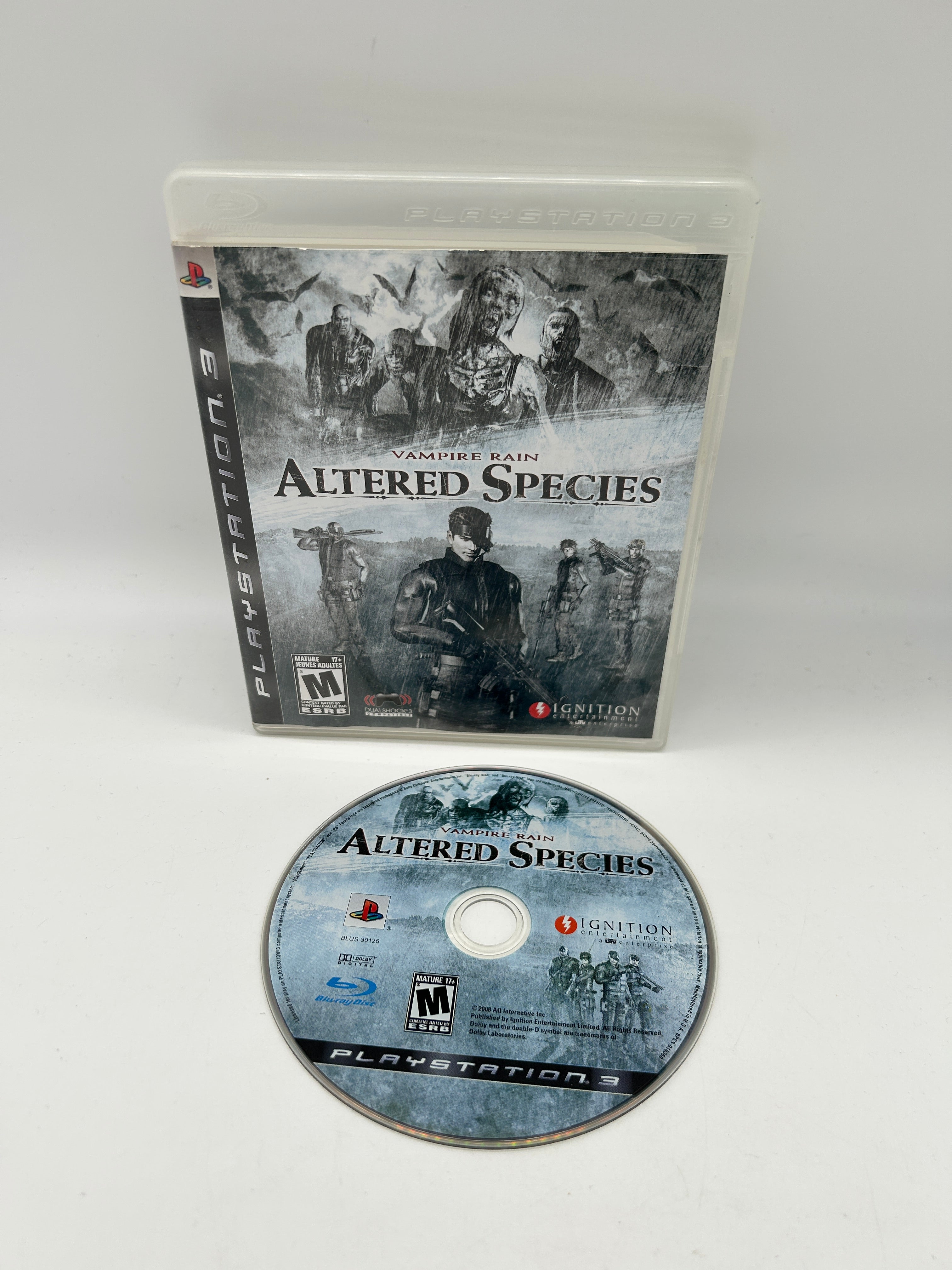 SONY PLAYSTATiON 3 [PS3] | VAMPIRE RAiN ALTERED SPECiES – PiXEL-RETRO.COM
