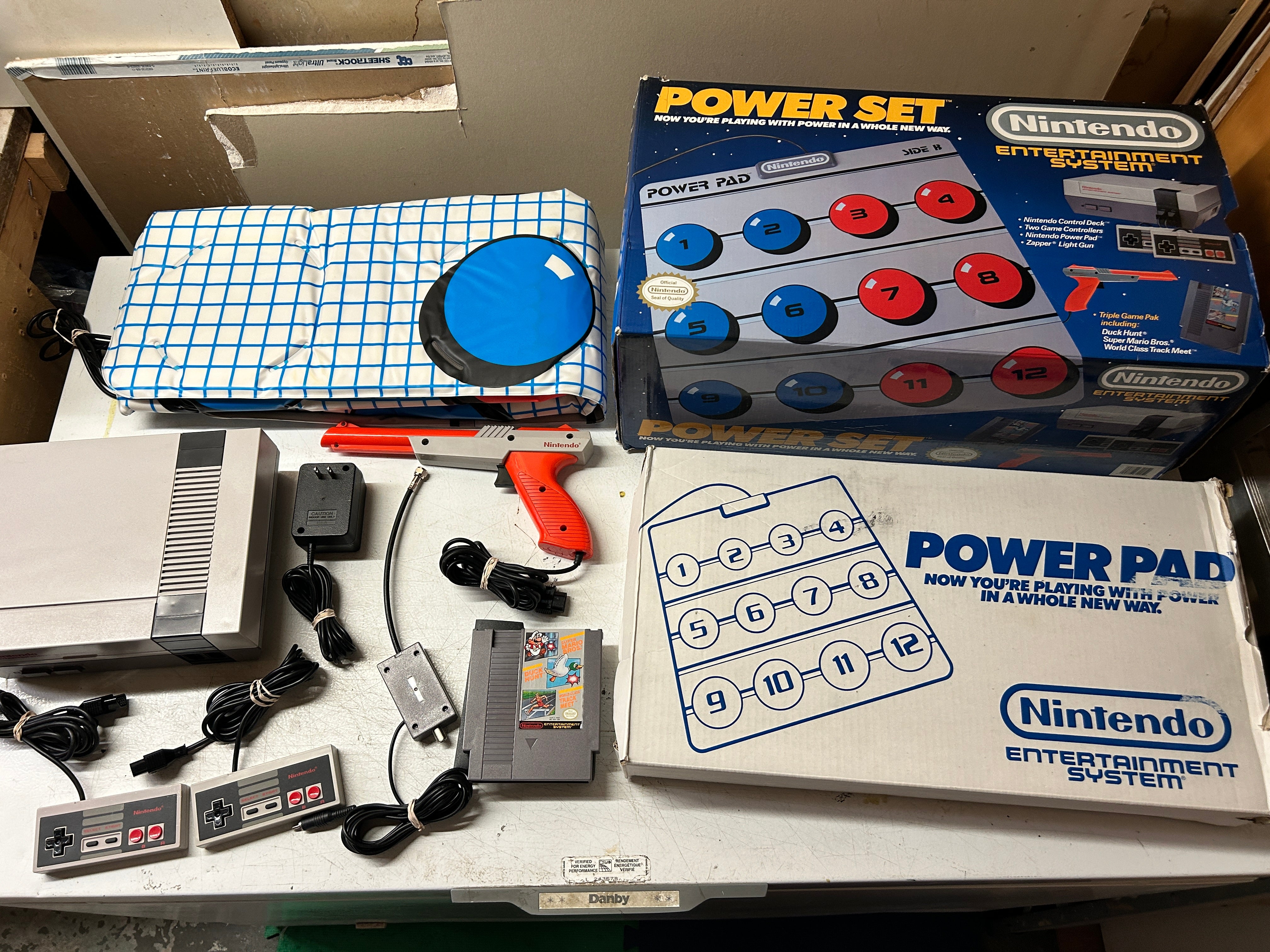 Official Nintendo Entertainment System NES POWER SET Retro Console ...