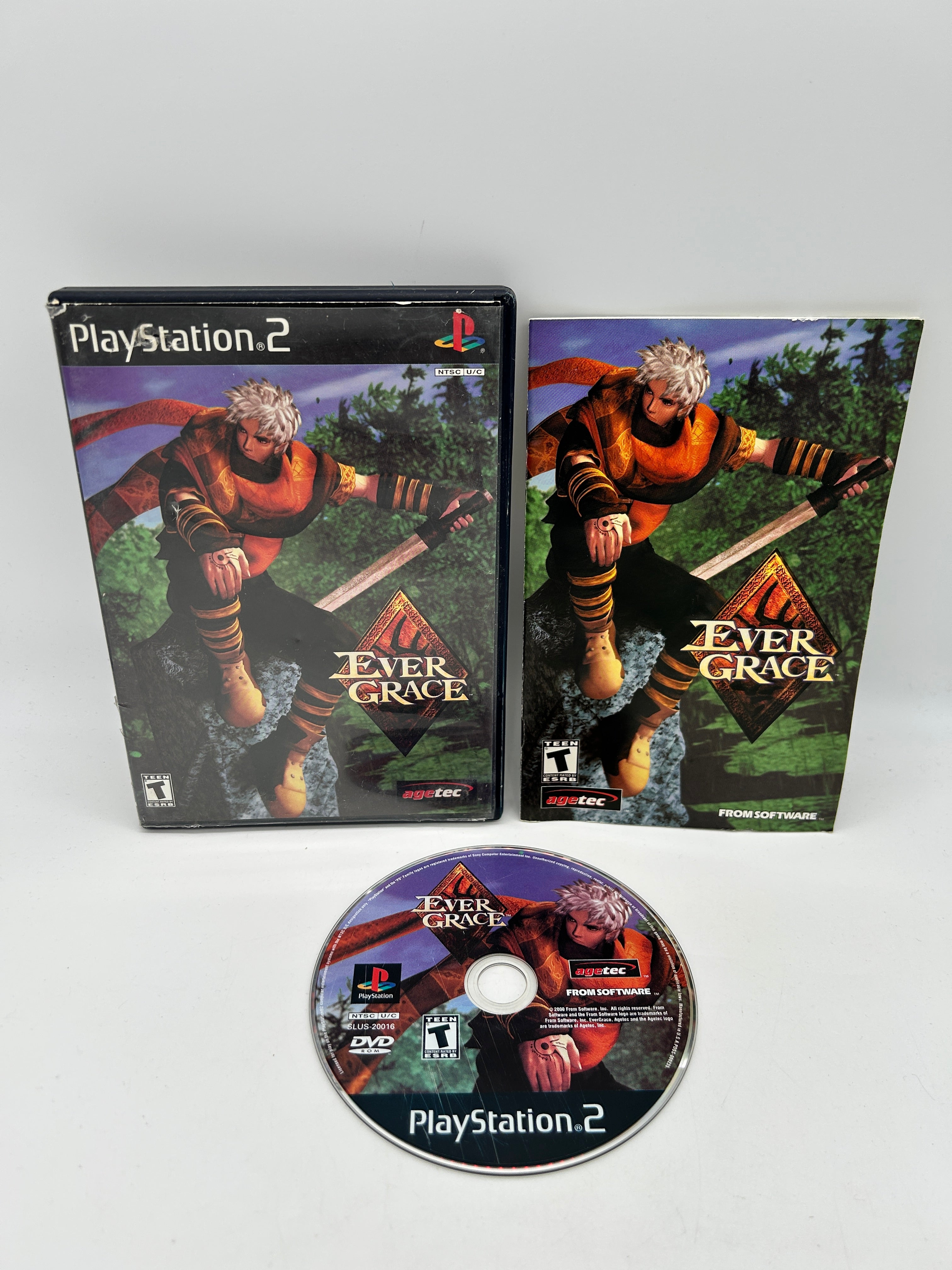 SONY PLAYSTATiON 2 [PS2] | EVER GRACE – PiXEL-RETRO.COM