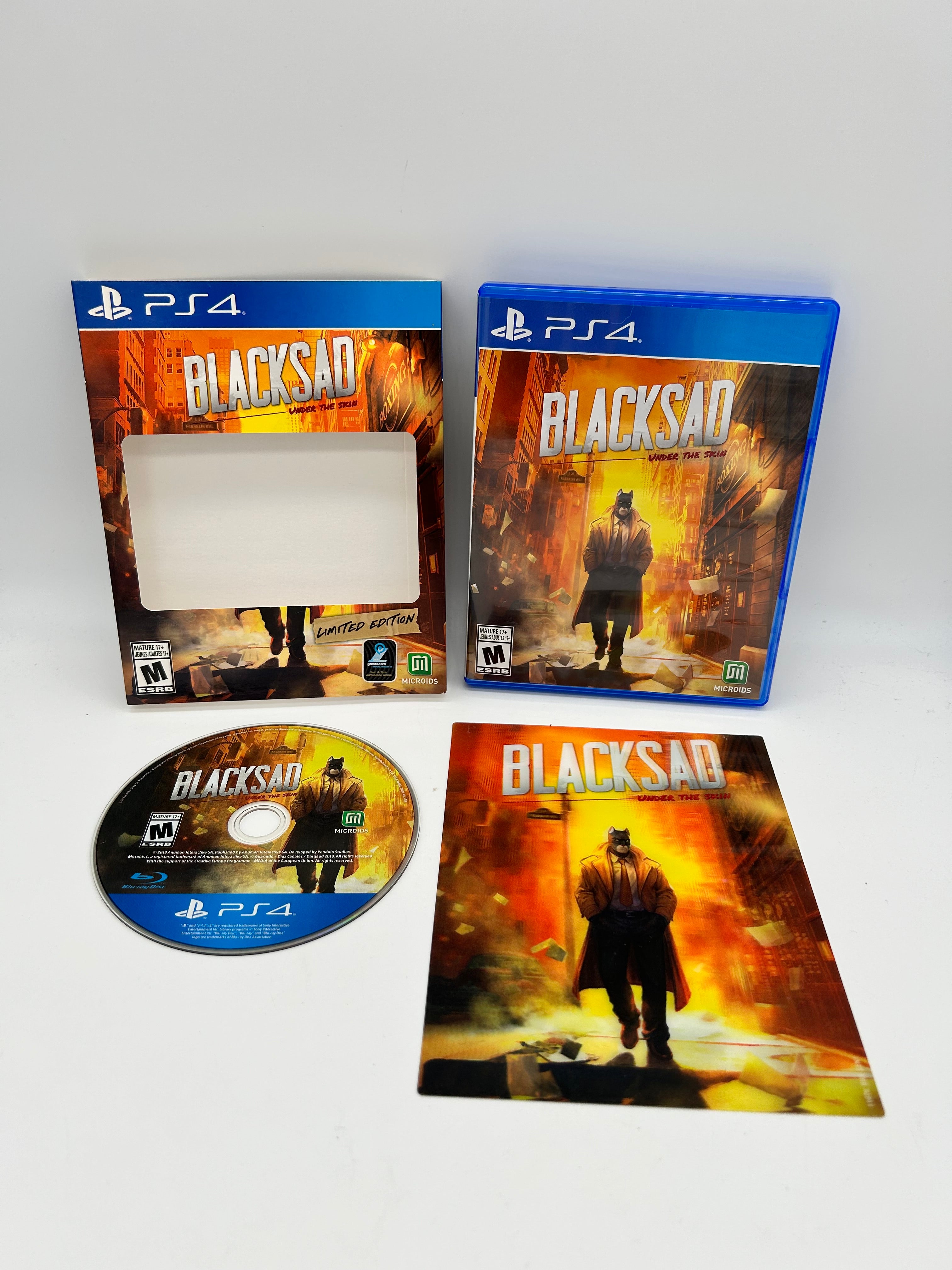 SONY PLAYSTATiON 4 [PS4] | BLACKSAD UNDER THE SKiN – PiXEL-RETRO.COM