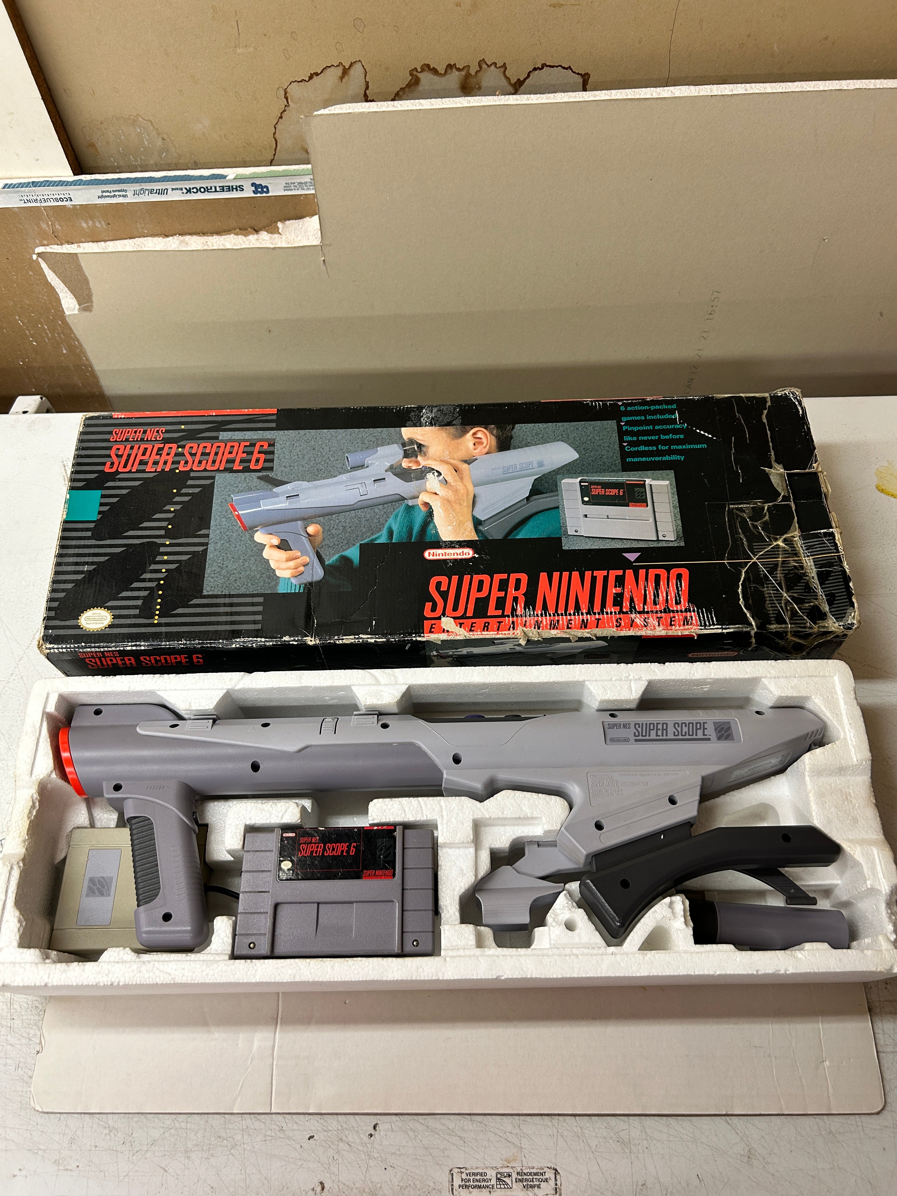 SUPER NiNTENDO [SNES] | RIFLE LiGHT GUN ZAPPER SCOPE BAZOOKA | SNS-013 ...