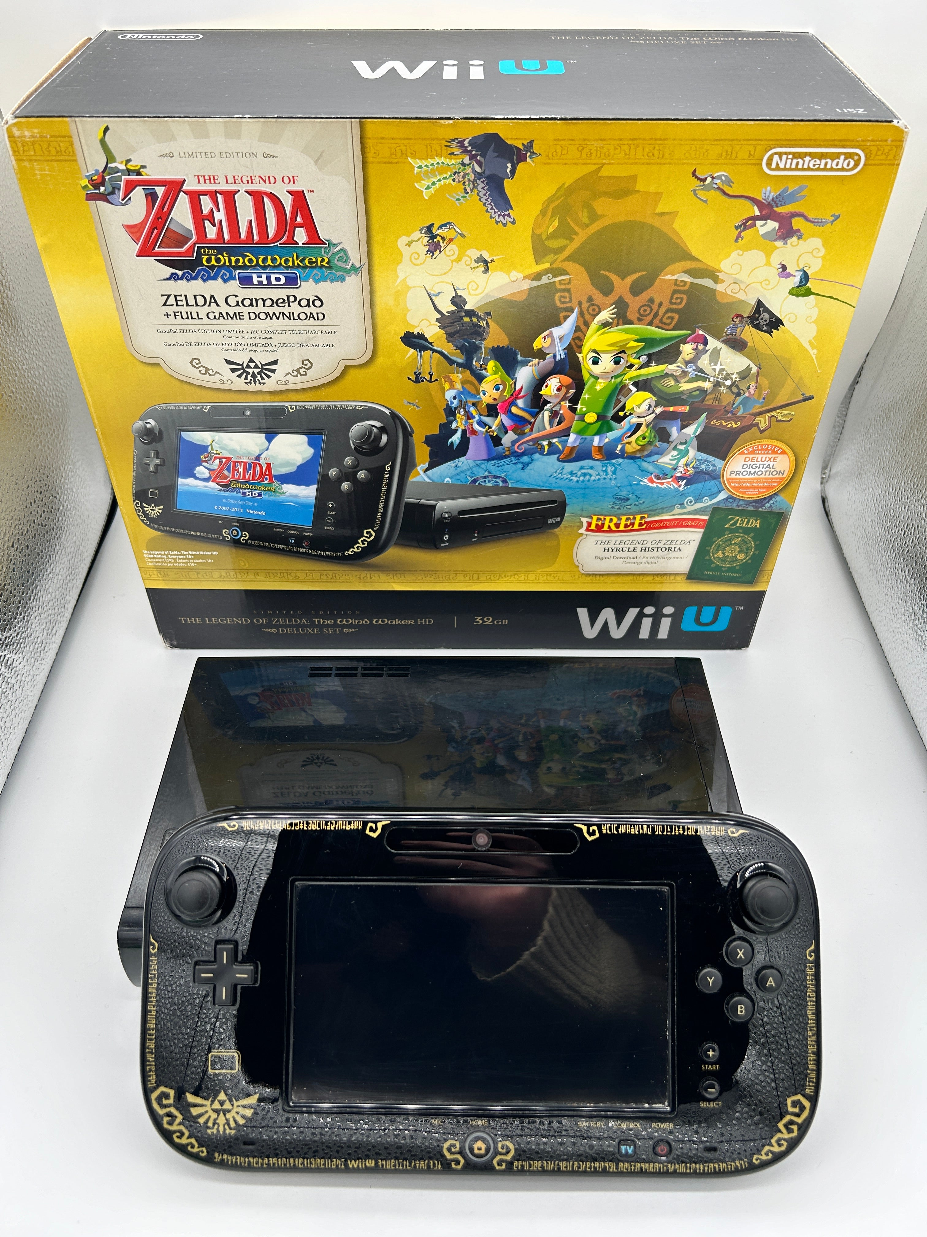 Genuine Nintendo Wii U ZELDA WIND WAKER System Retro Console – PiXEL ...