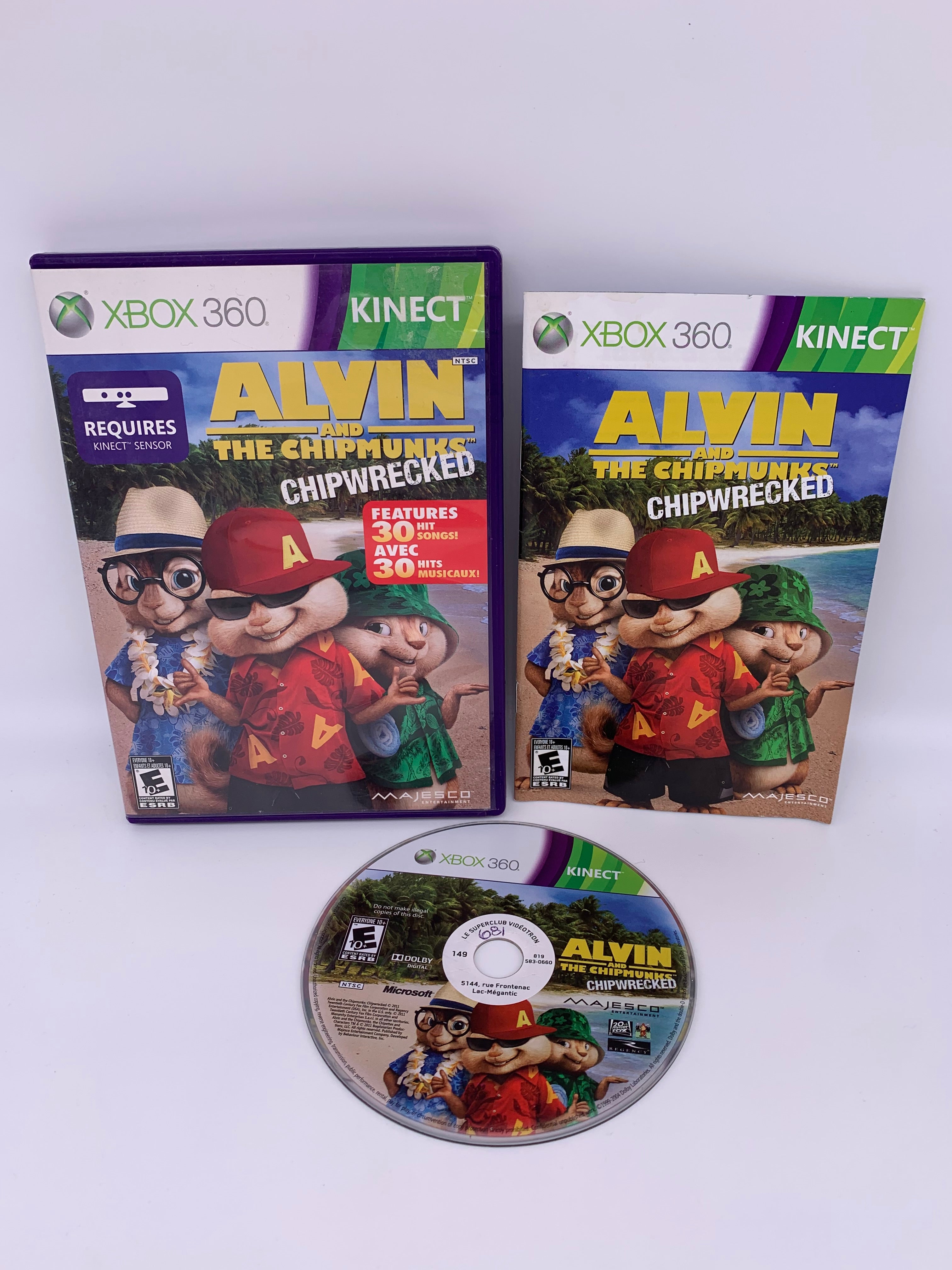 Microsoft XBOX 360 | ALViN AND THE CHiPMUNKS CHiPWRECKED – PiXEL-RETRO.COM