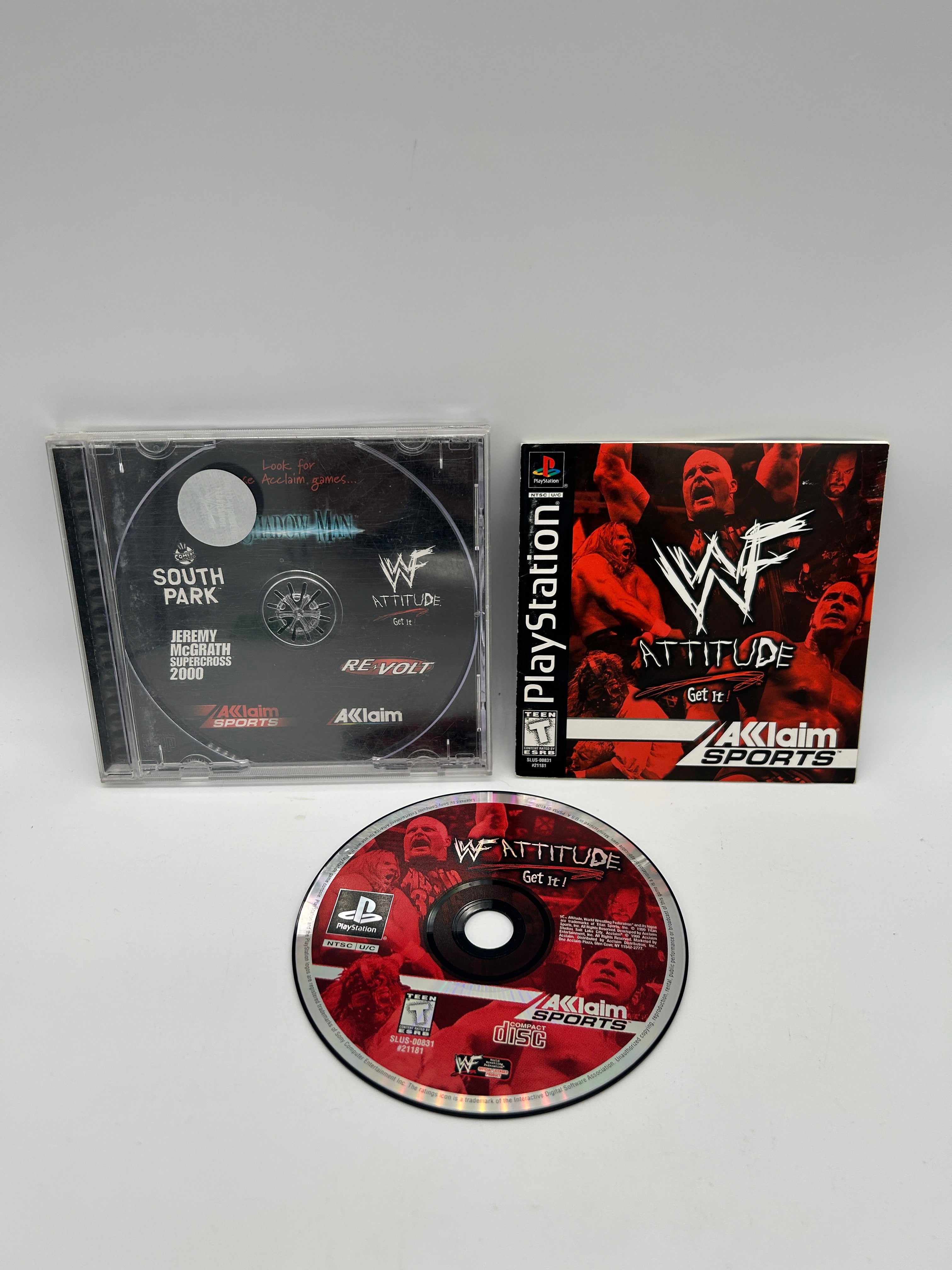 SONY PLAYSTATiON [PS1] | WWF ATTiTUDE – PiXEL-RETRO.COM