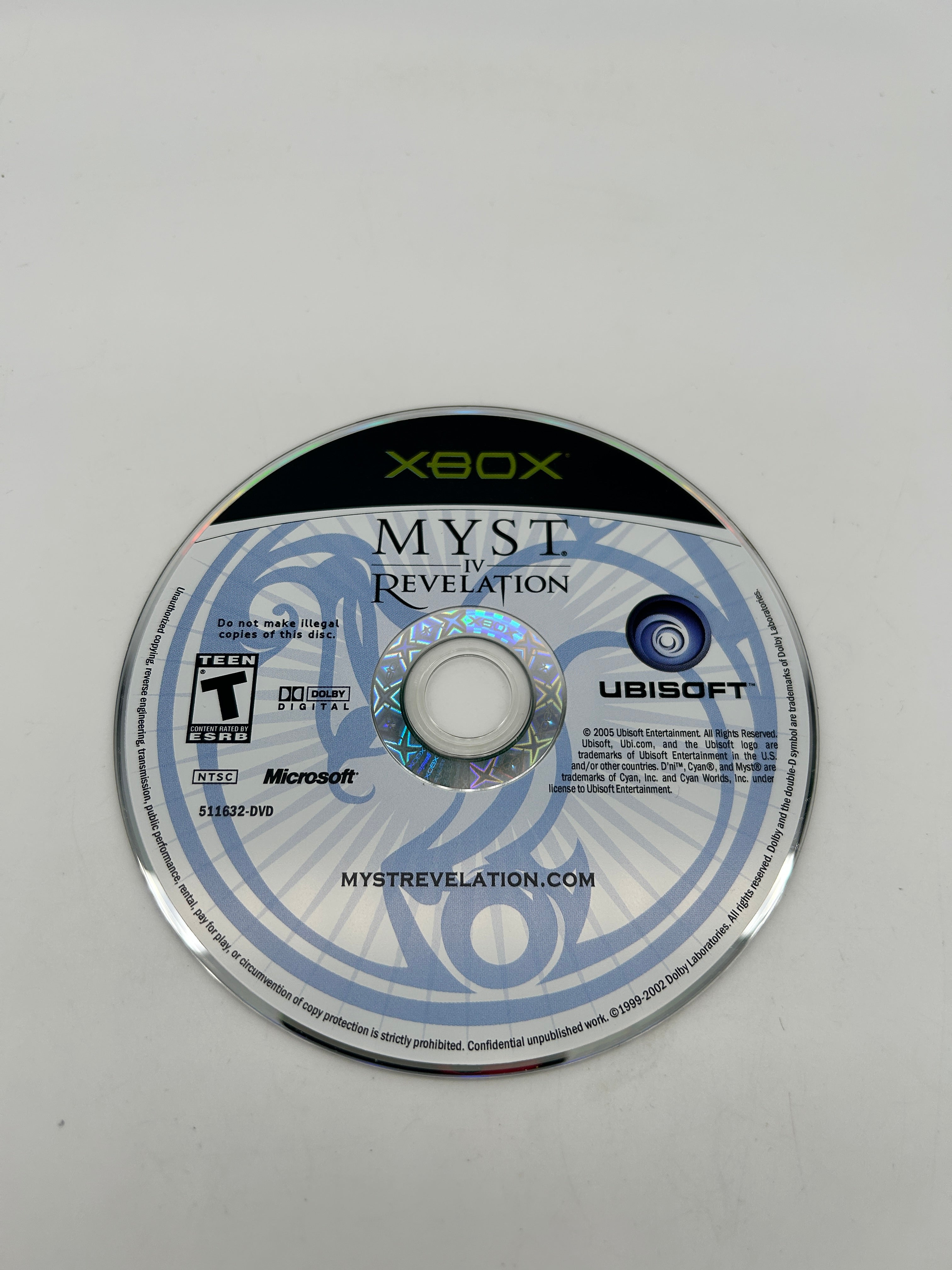 MiCROSOFT XBOX ORiGiNAL | MYST IV REVELATiON – PiXEL-RETRO.COM