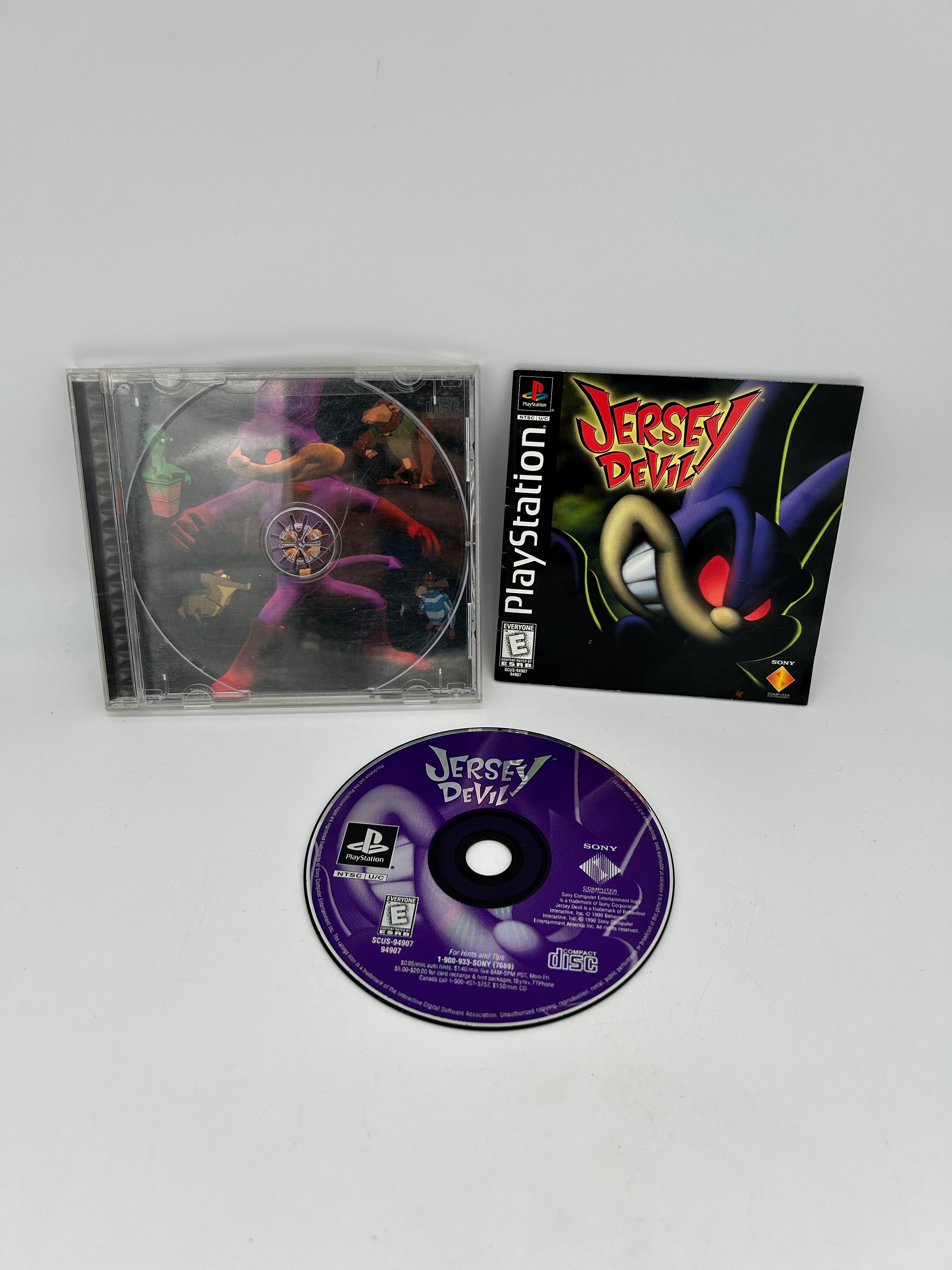 SONY PLAYSTATiON [PS1] | JERSEY DEViL – PiXEL-RETRO.COM