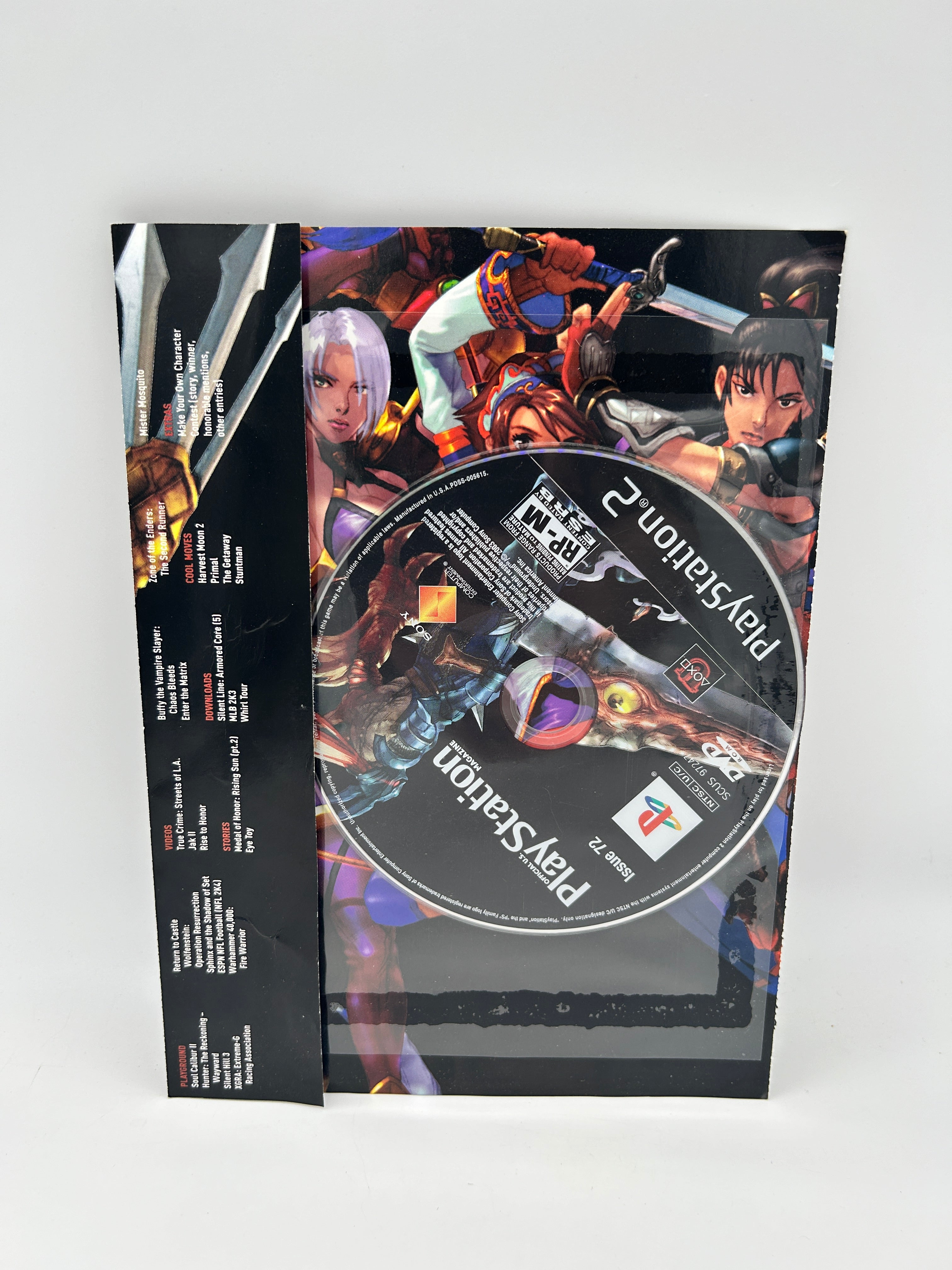 SONY PLAYSTATiON PS2 OFFiCiAL US PLAYSTATiON MAGAZiNE | DEMO DiSC #72 ...