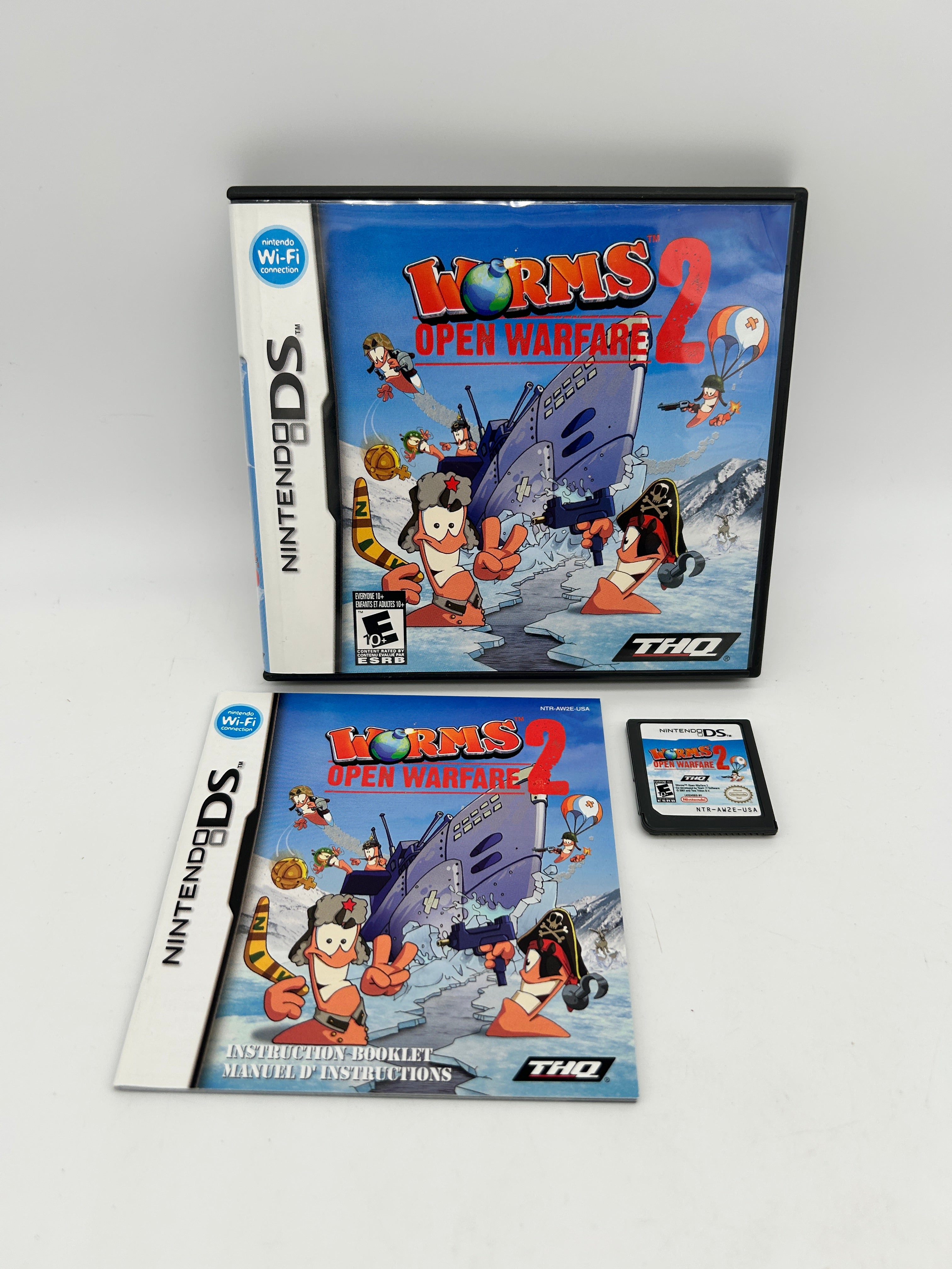 NiNTENDO DS | WORMS 2 OPEN WARFARE – PiXEL-RETRO.COM