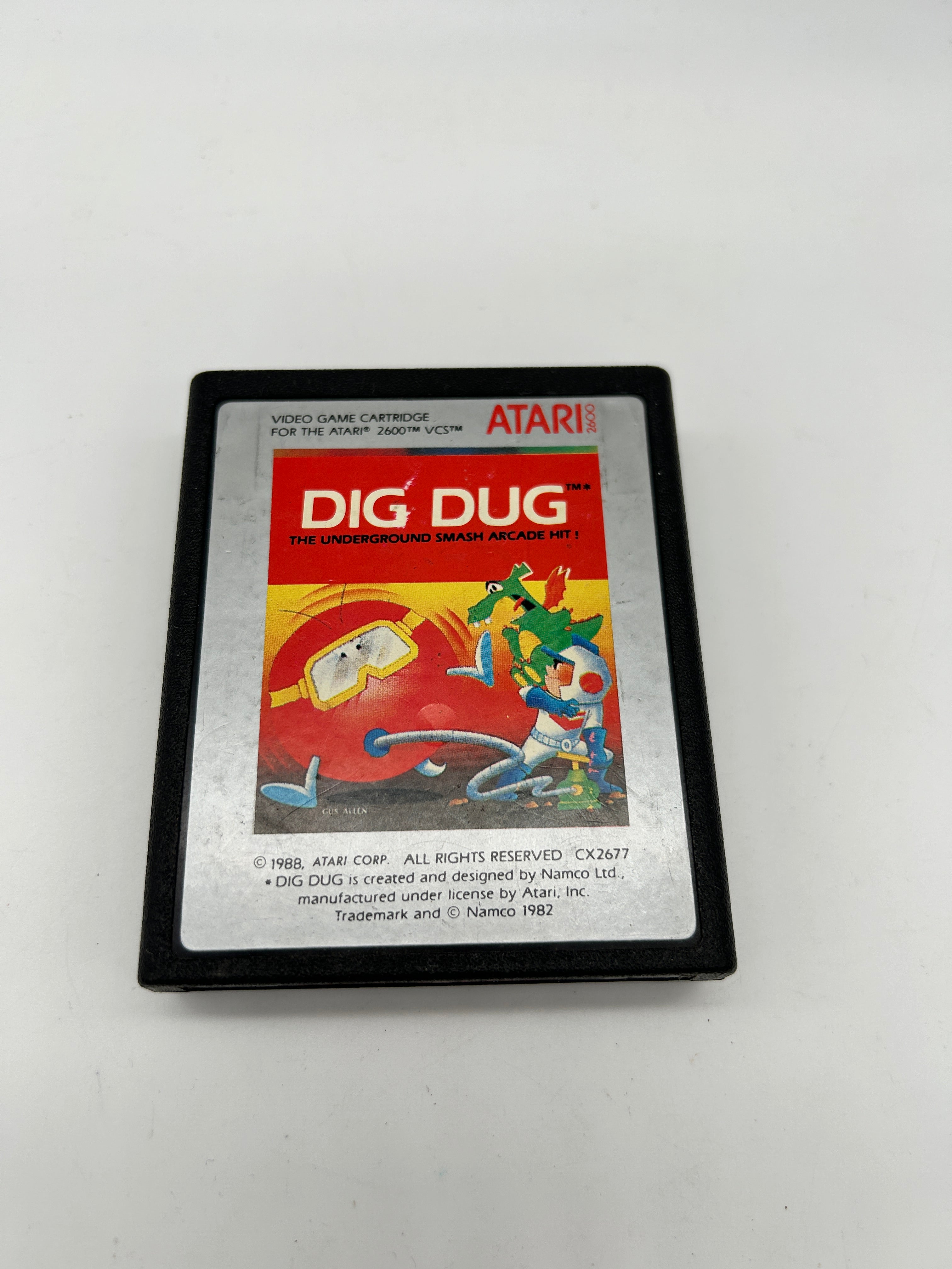ATARi 2600 | DiG DUG – PiXEL-RETRO.COM