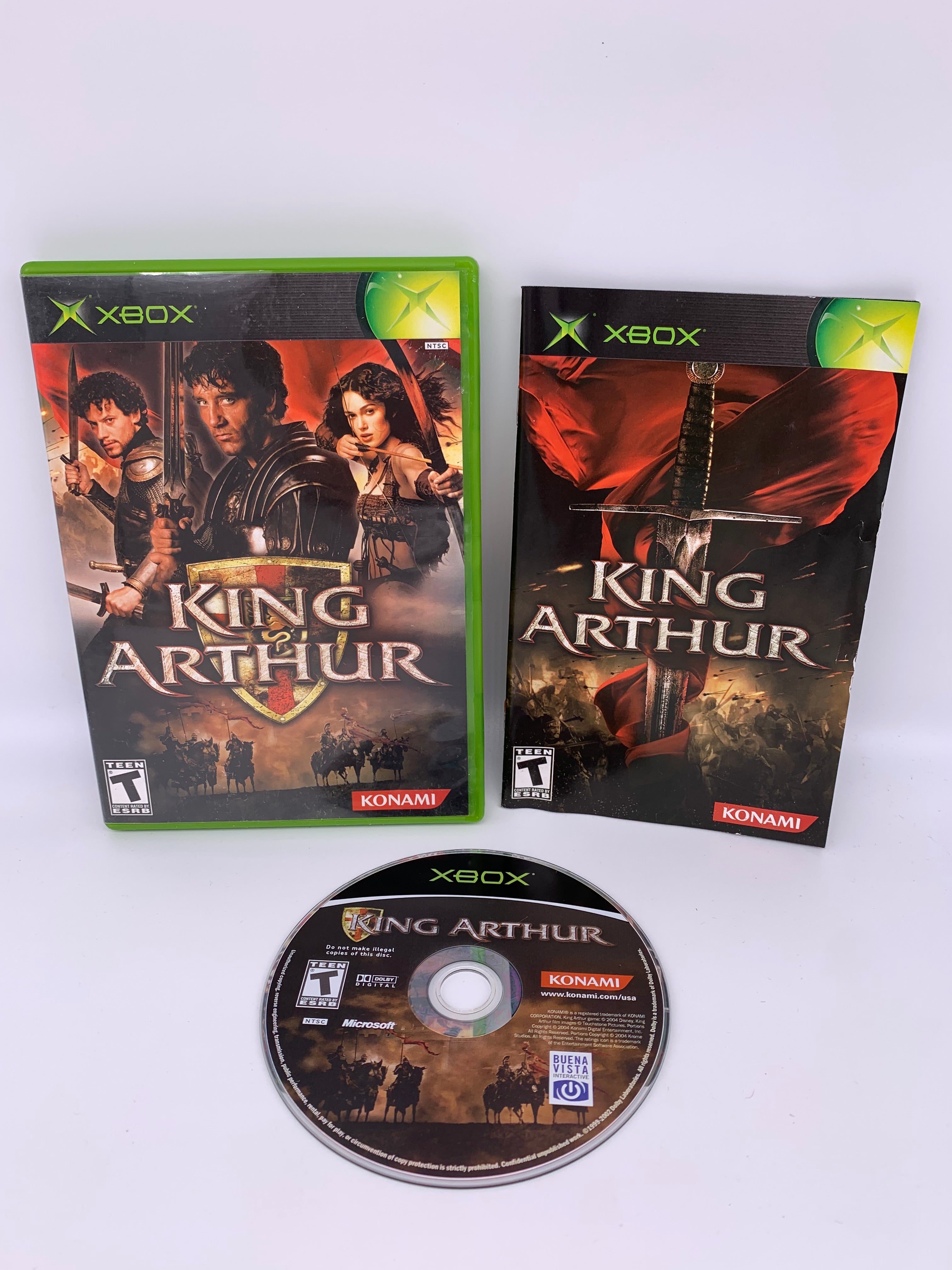 MiCROSOFT XBOX ORiGiNAL | KiNG ARTHUR – PiXEL-RETRO.COM