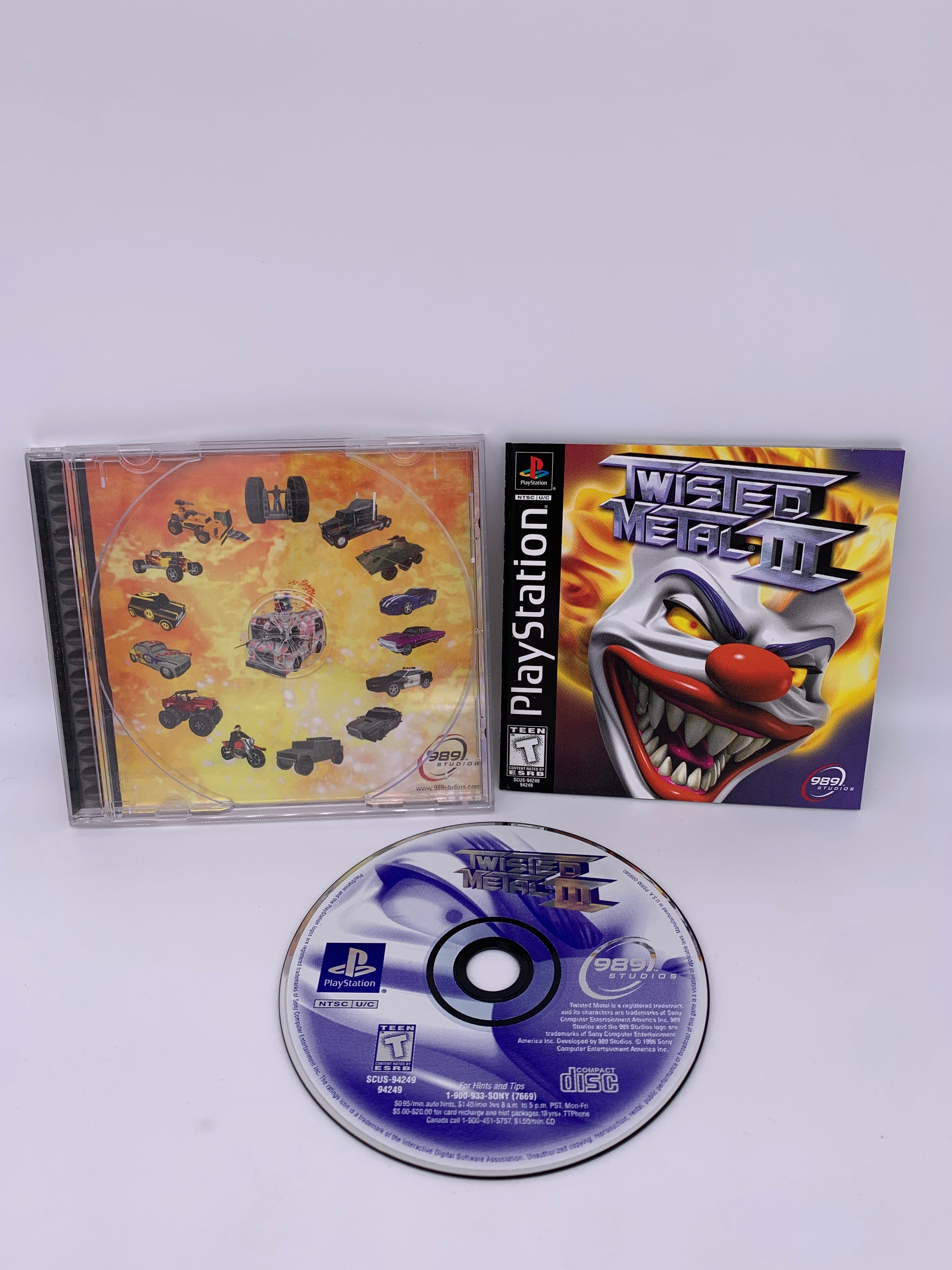 SONY PLAYSTATiON [PS1] | TWiSTED METAL III – PiXEL-RETRO.COM
