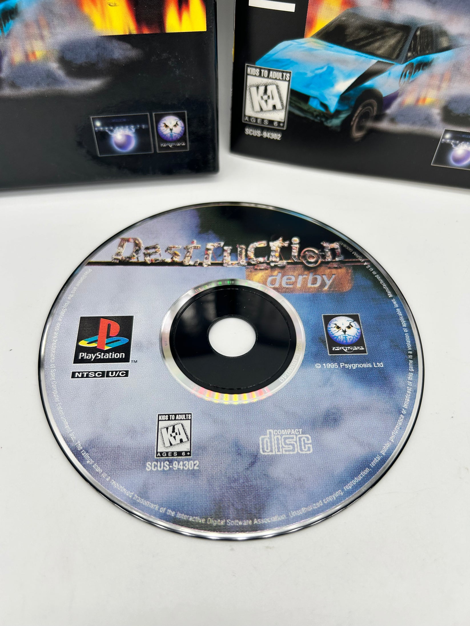SONY PLAYSTATiON [PS1] | DESTRUCTiON DERBY | LONG BOX – PiXEL-RETRO.COM