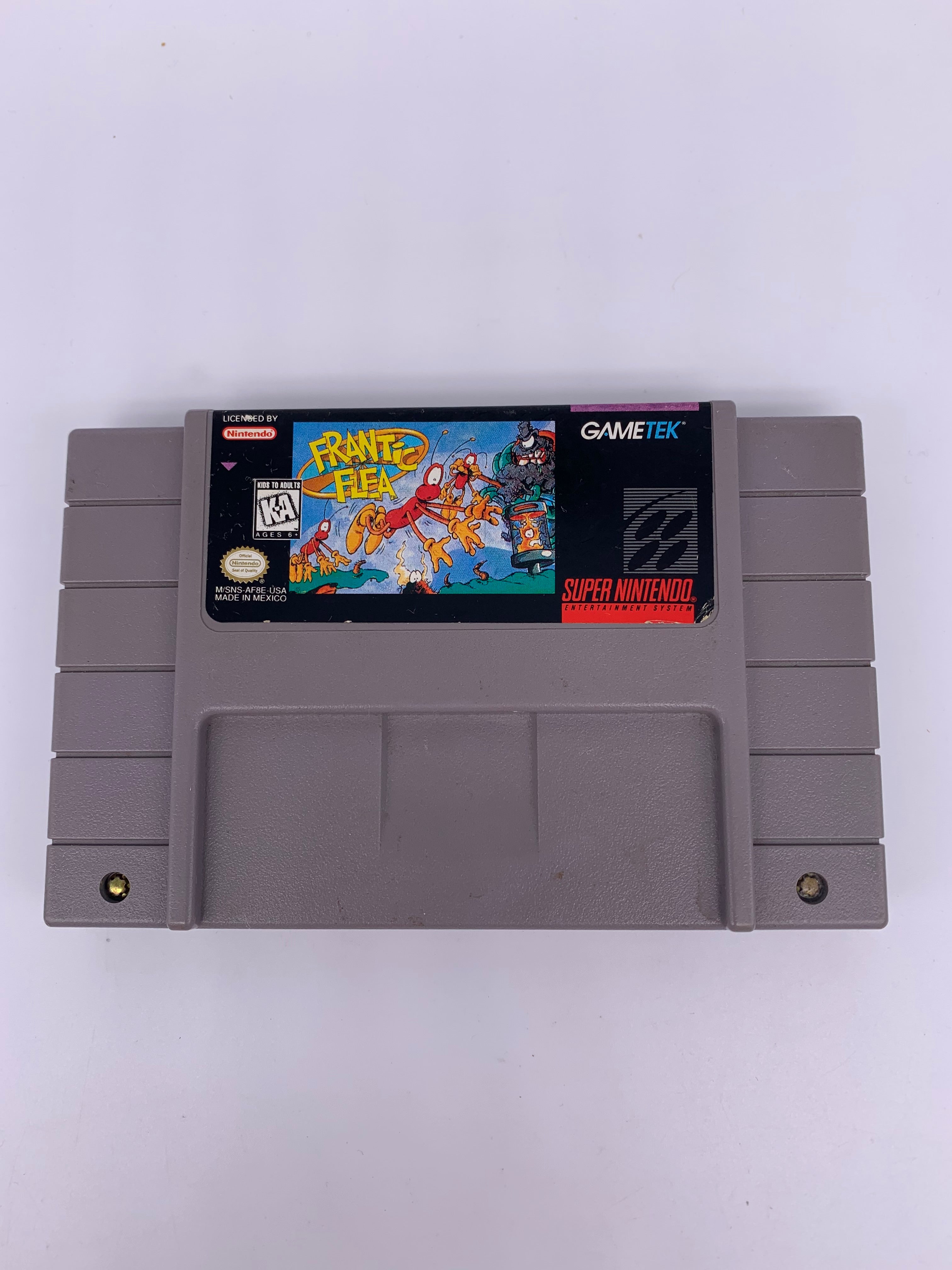 SUPER NiNTENDO [SNES] | FRANTiC FLEA – PiXEL-RETRO.COM