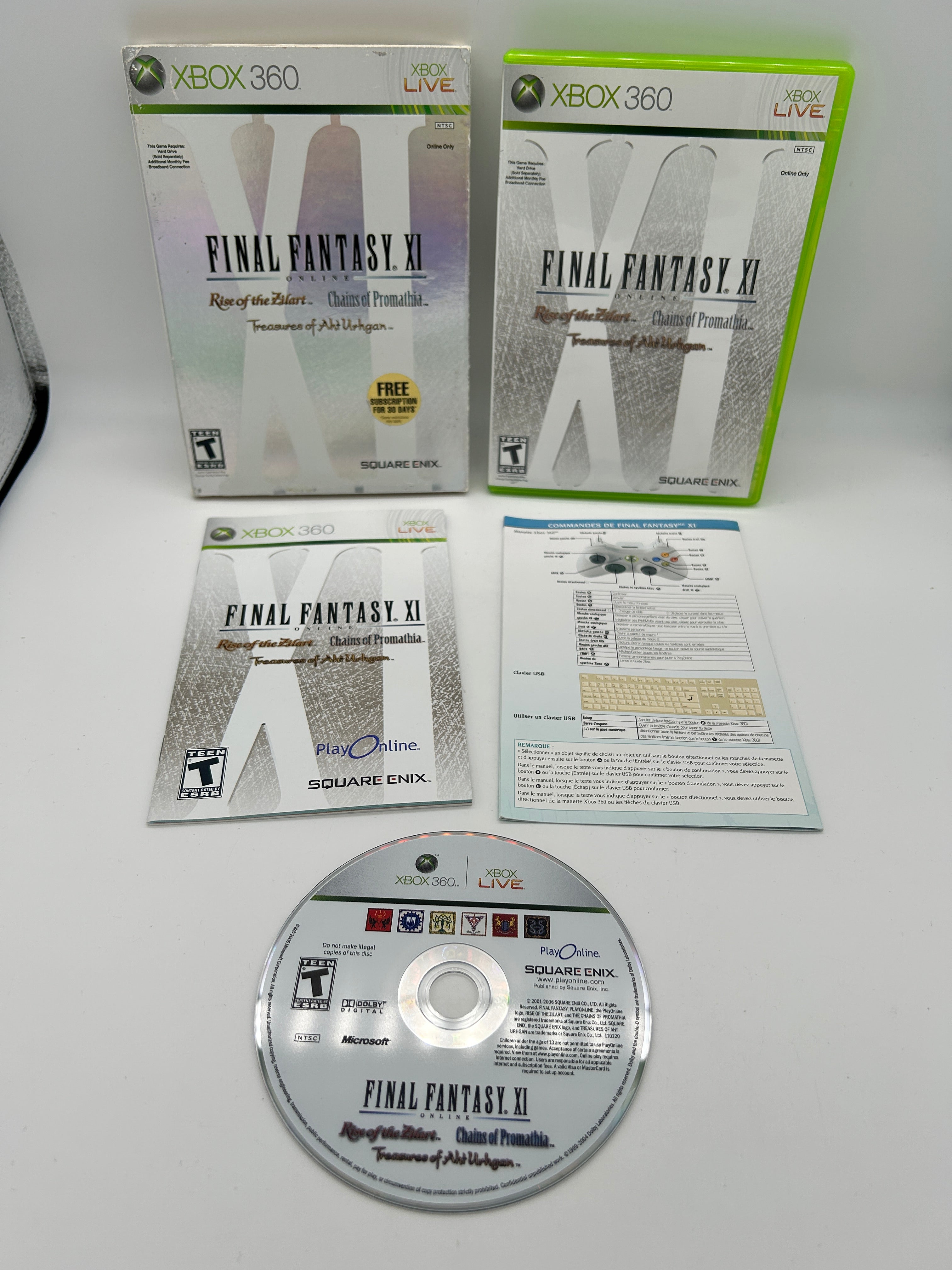 Microsoft XBOX 360 | FiNAL FANTASY XI ONLiNE – PiXEL-RETRO.COM