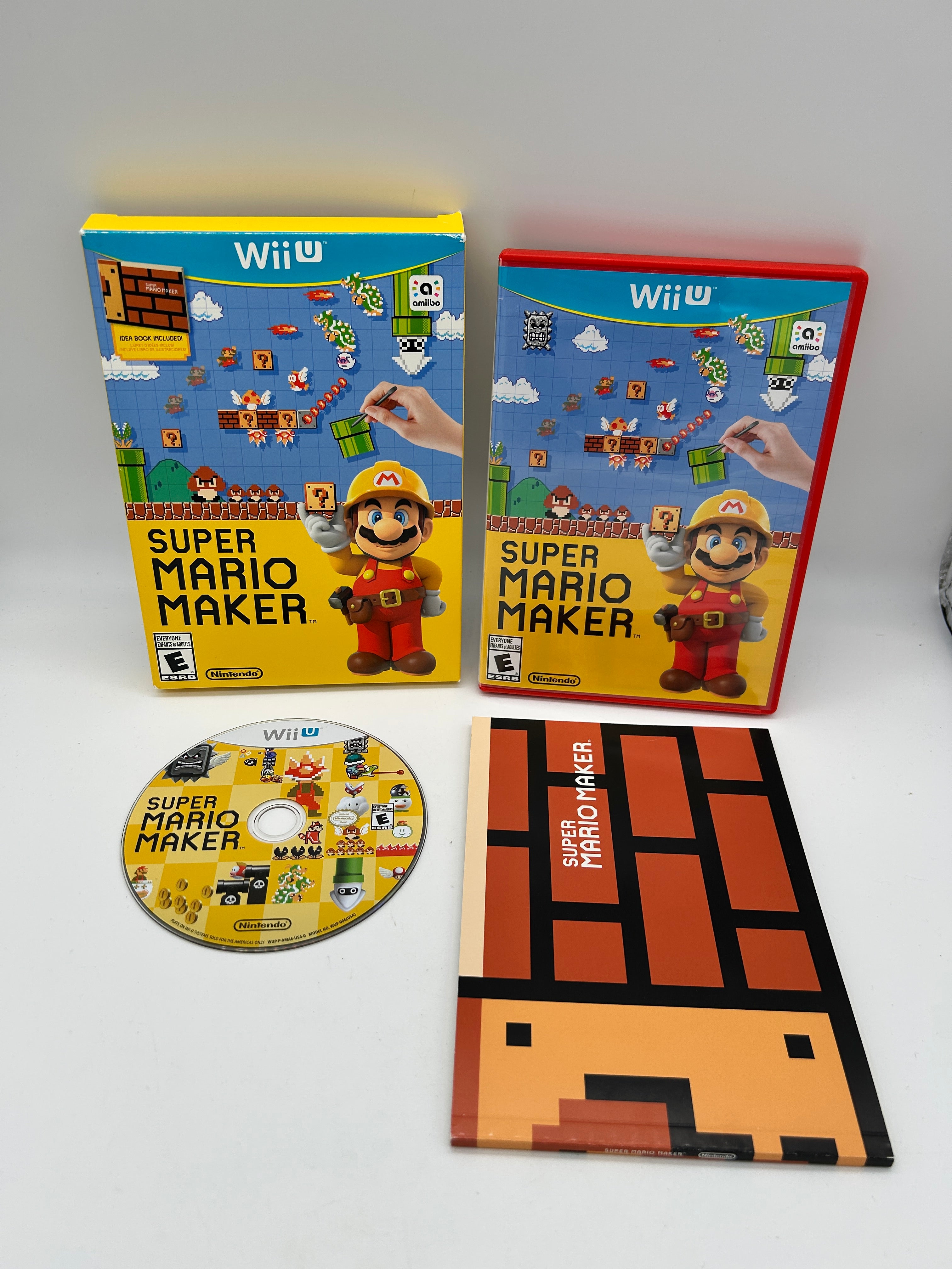 NiNTENDO Wii U | SUPER MARiO MAKER | BOOK BUNDLE – PiXEL-RETRO.COM