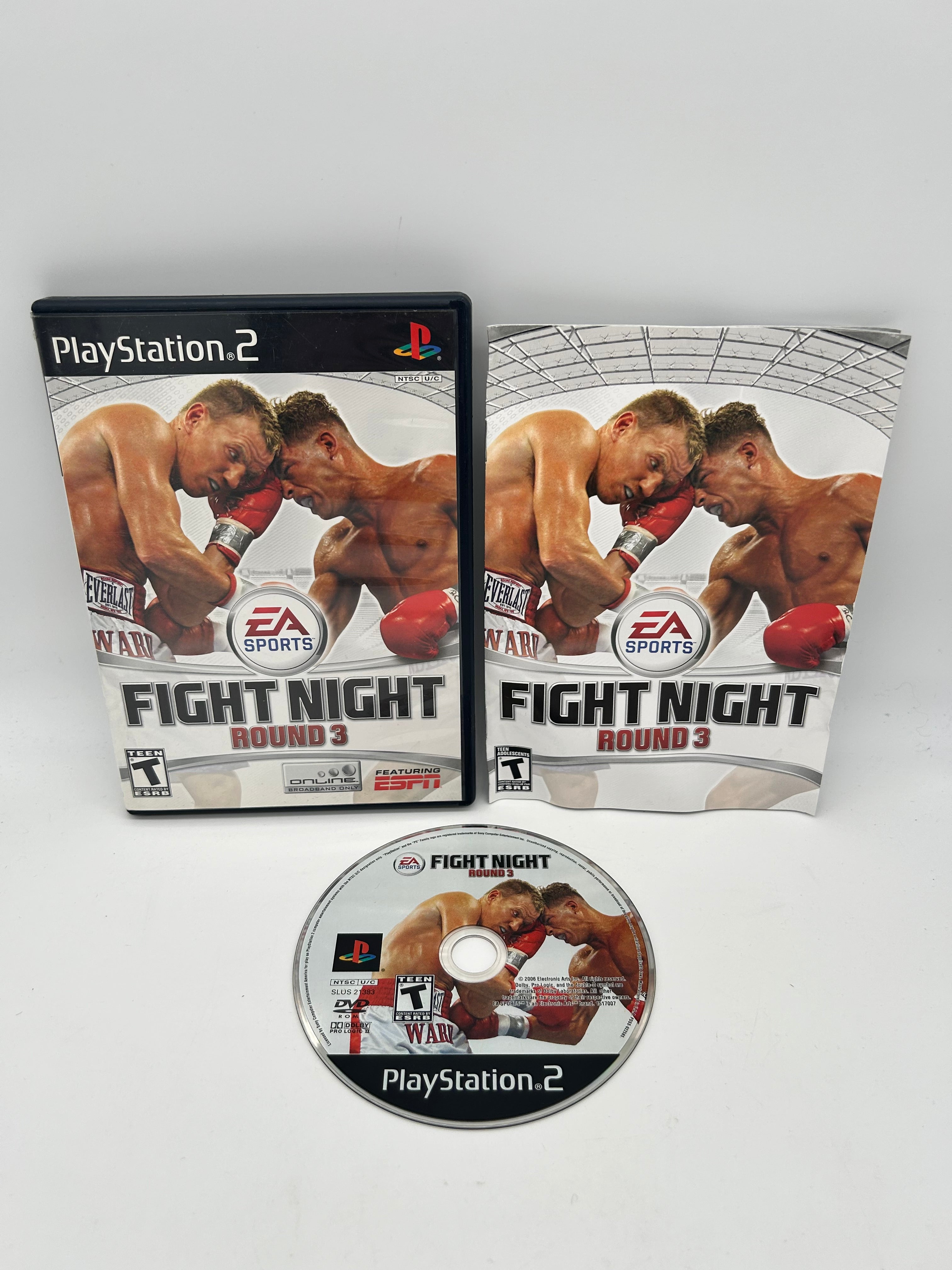 SONY PLAYSTATiON 2 [PS2] | FiGHT NiGHT ROUND 3 – PiXEL-RETRO.COM