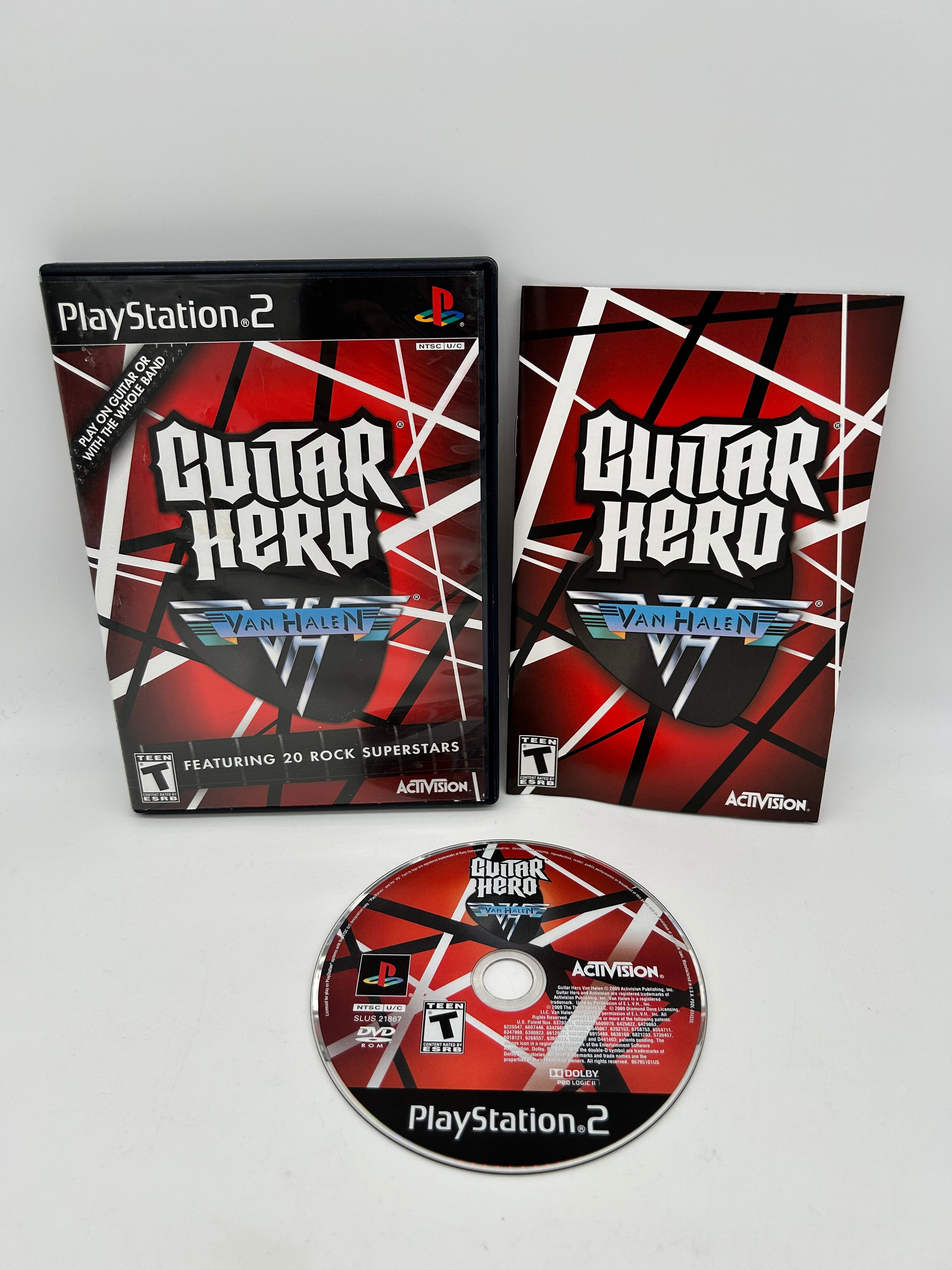 SONY PLAYSTATiON 2 [PS2] | GUITAR HERO VAN HALEN – PiXEL-RETRO.COM