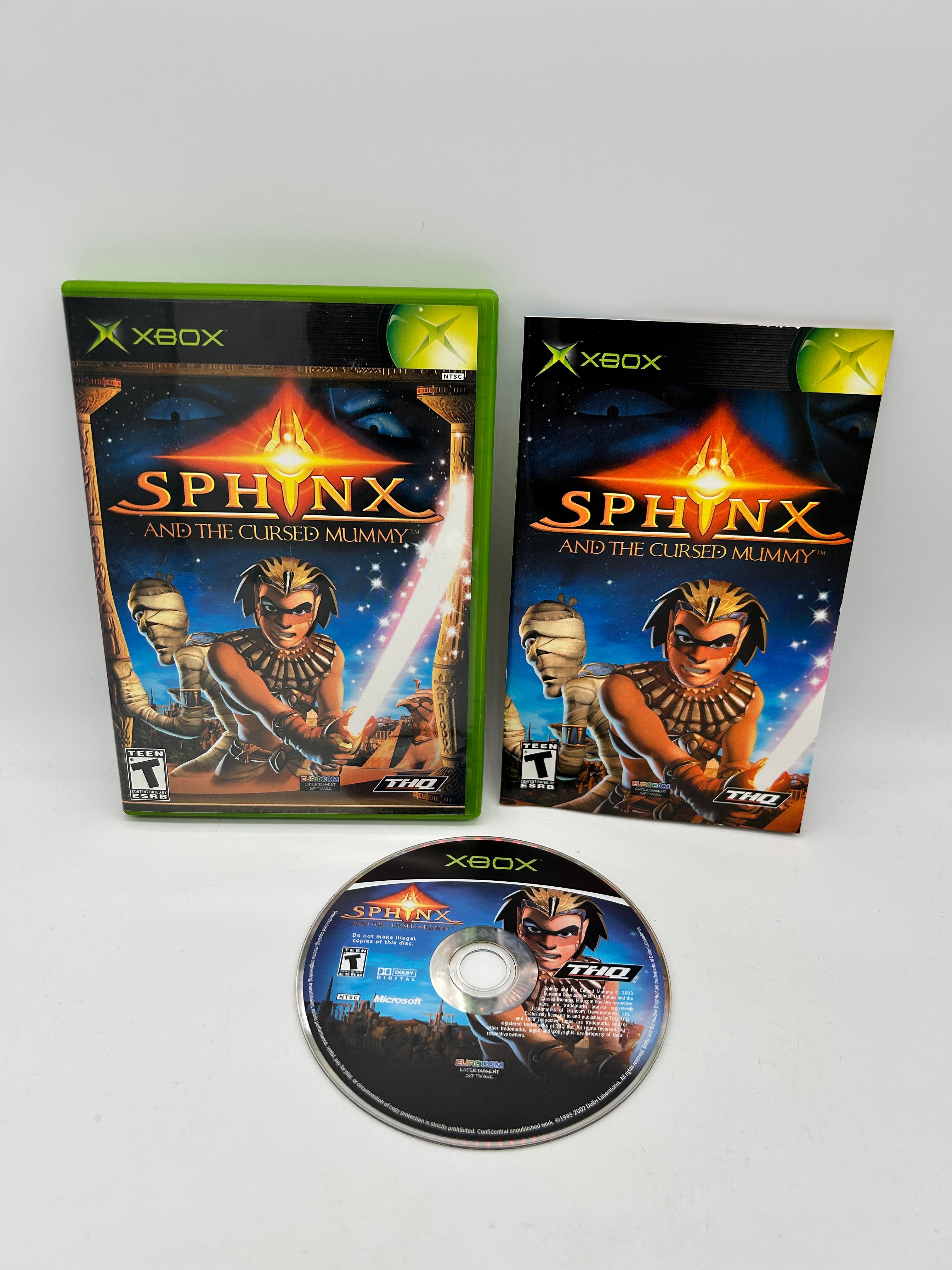 MiCROSOFT XBOX ORiGiNAL | SPHiNX AND THE CURSED MOMMY – PiXEL-RETRO.COM