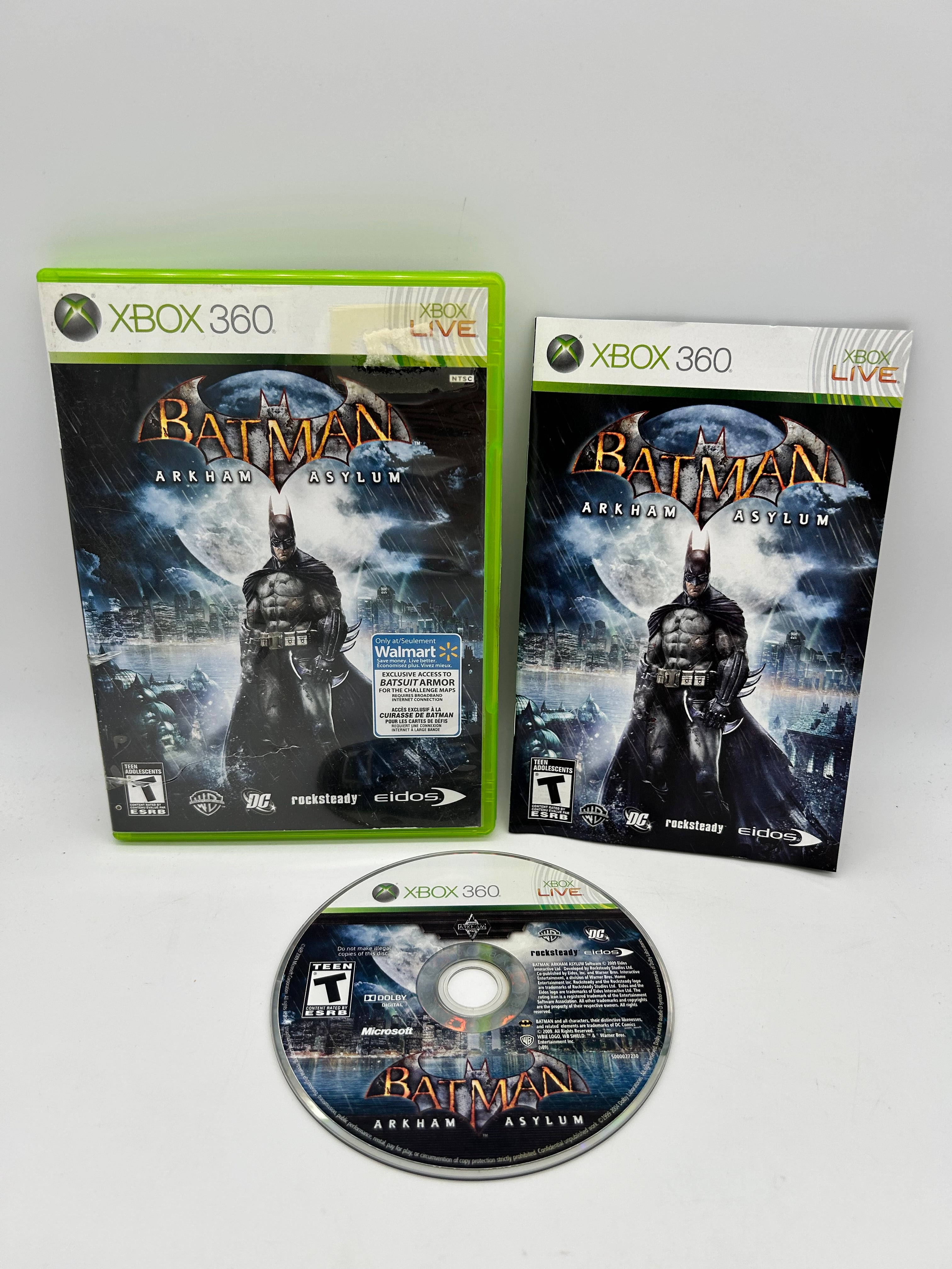 Microsoft XBOX 360 | BATMAN ARKHAM ASYLUM – PiXEL-RETRO.COM