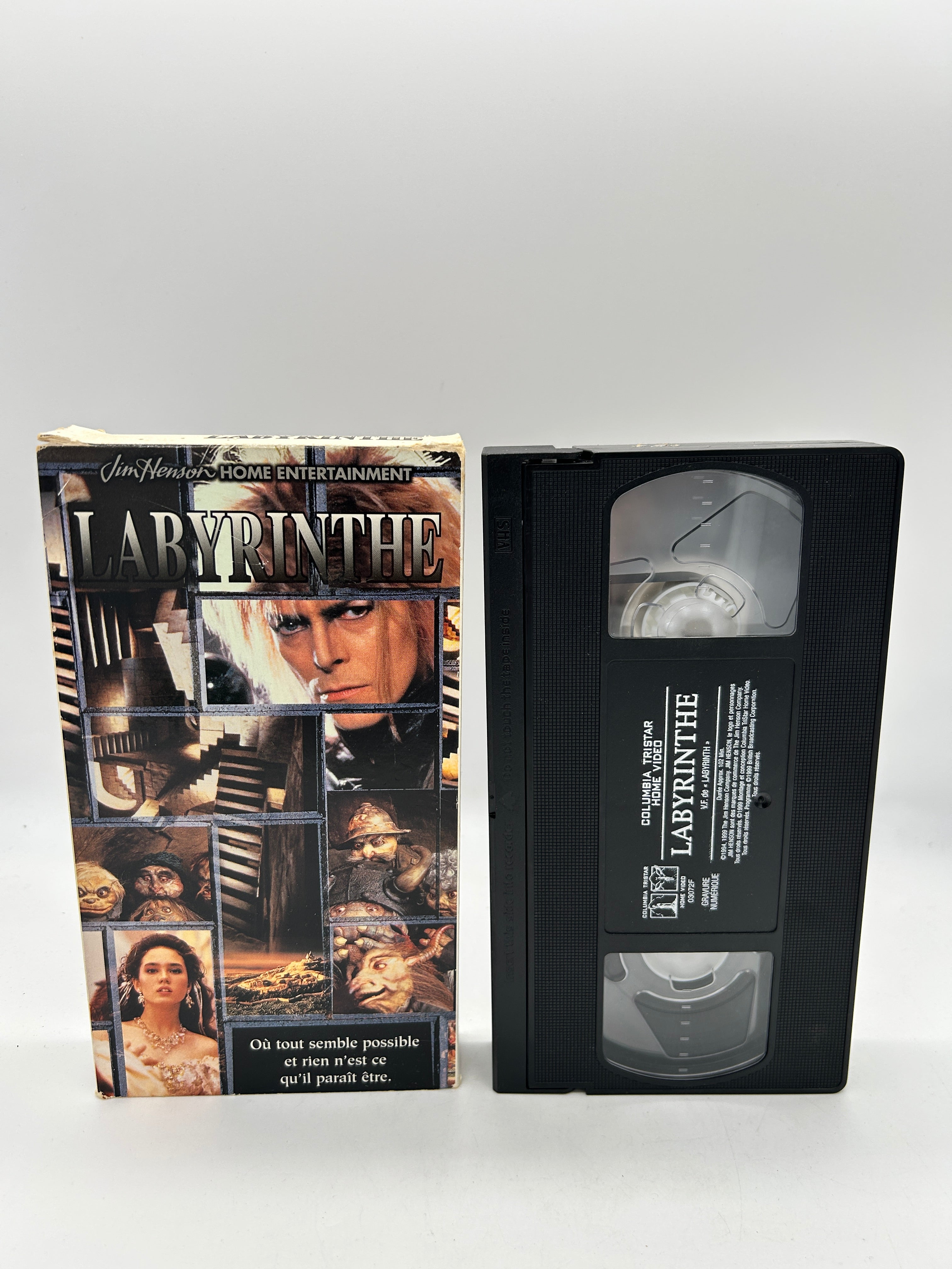 FRENCH VHS MOVIE | LABYRINTH [LABYRiNTH] – PiXEL-RETRO.COM