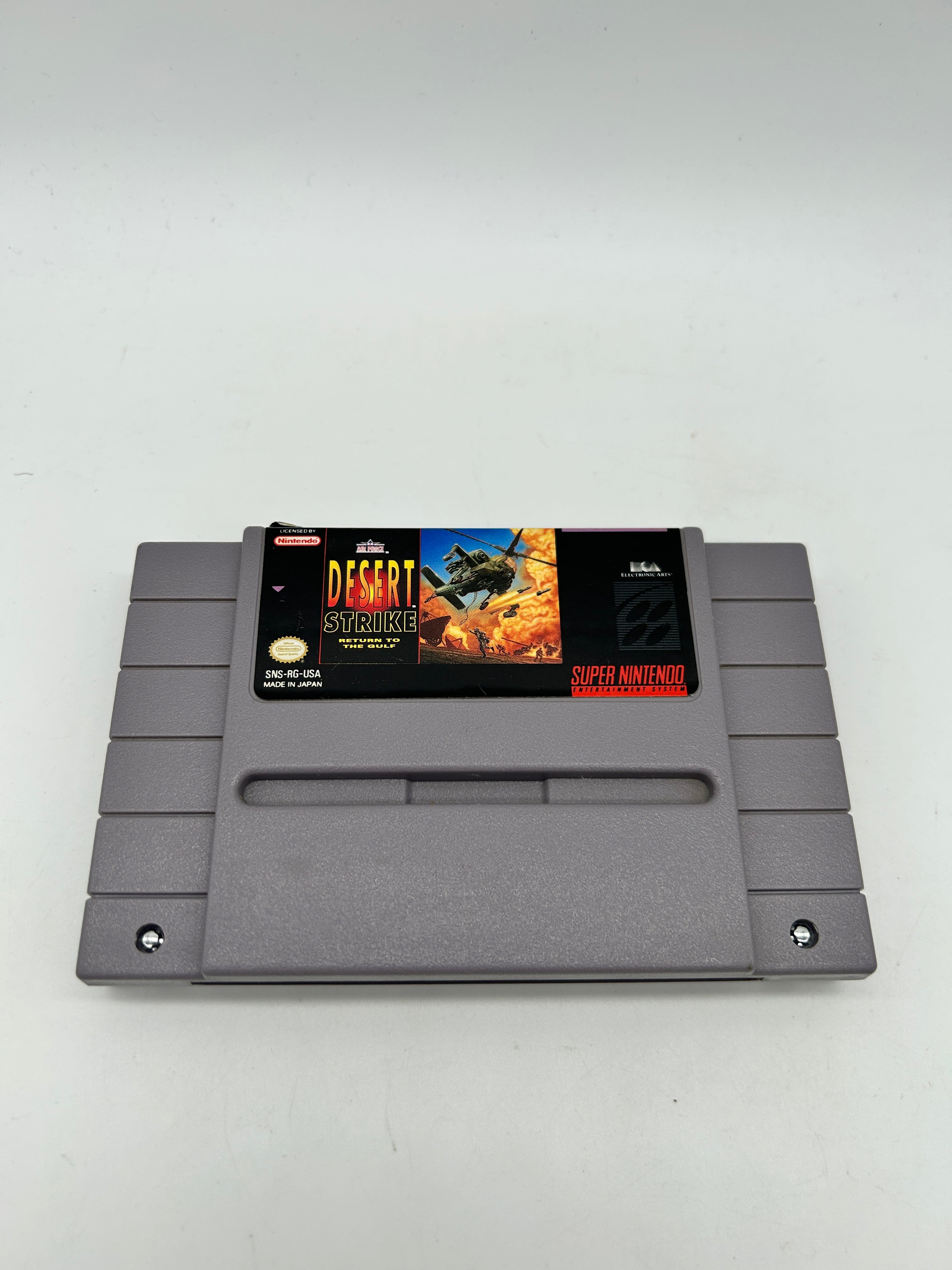 SUPER NiNTENDO [SNES] | DESERT STRiKE RETURN TO THE GULF – PiXEL-RETRO.COM