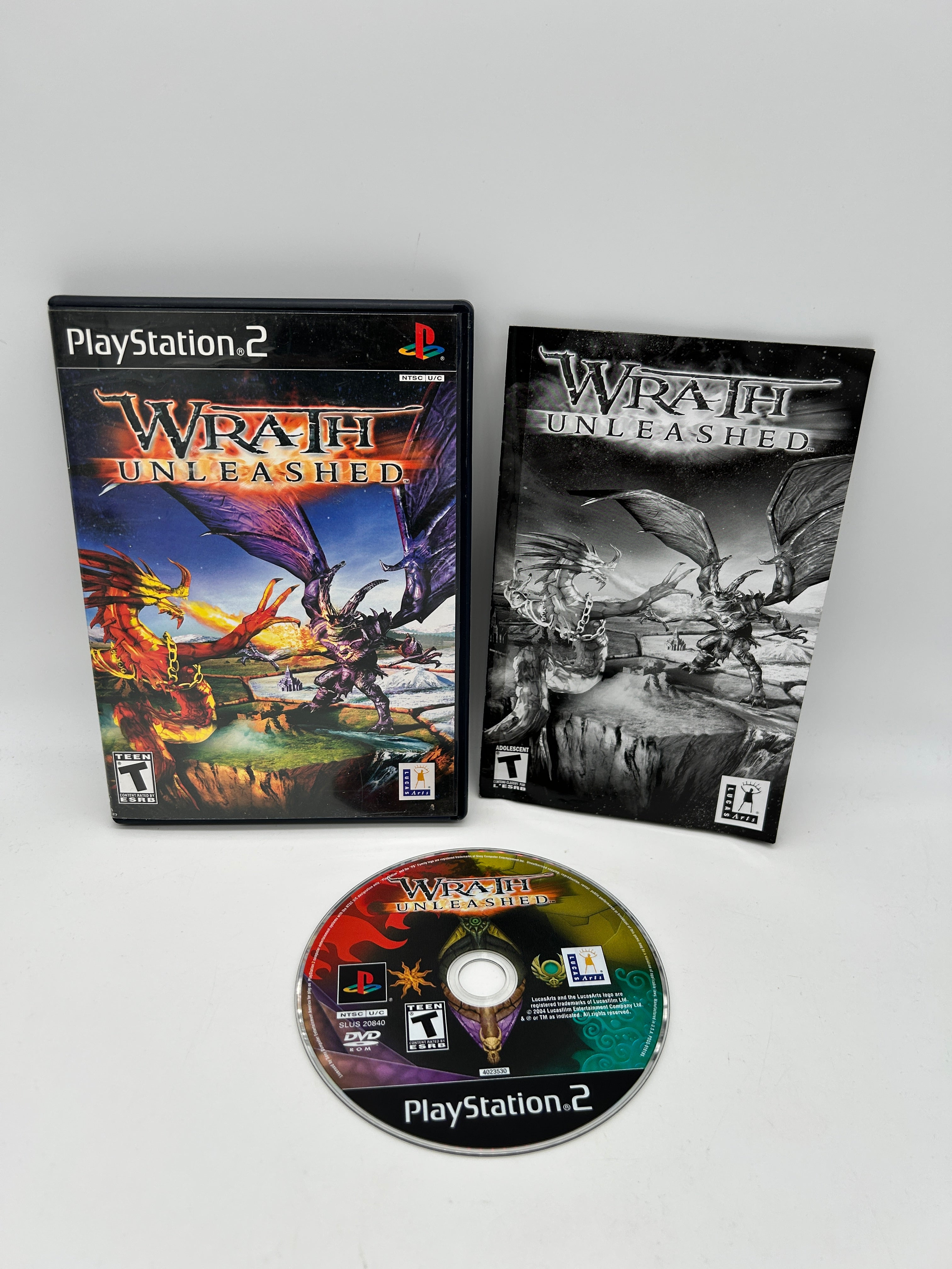 SONY PLAYSTATiON 2 [PS2] | WRATH UNLEASHED – PiXEL-RETRO.COM