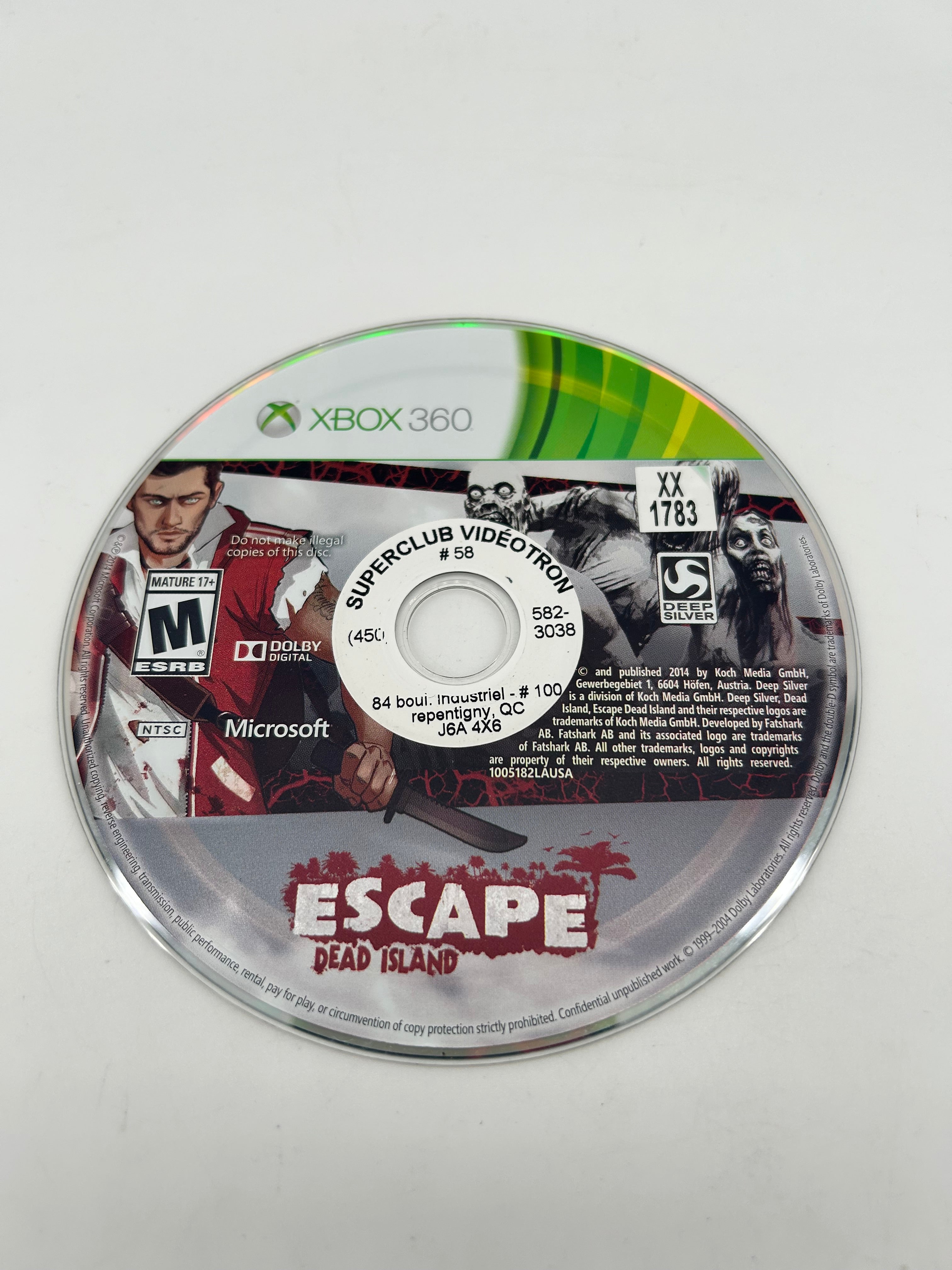 Microsoft XBOX 360 | ESCAPE DEAD ISLAND – PiXEL-RETRO.COM