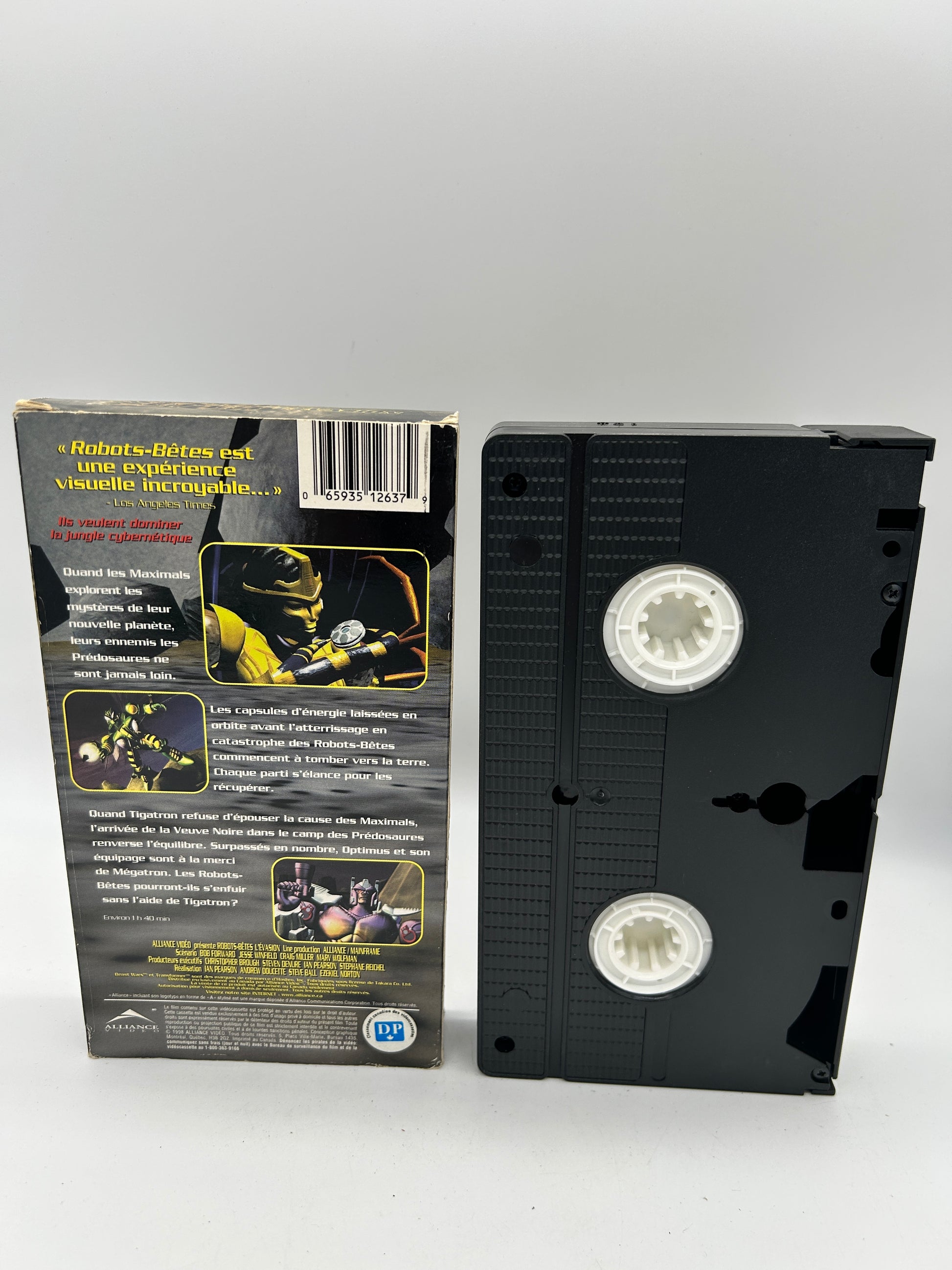 FRENCH VHS FILM ROBOTS BETES ESCAPE [BEAST WARS BEASTiES ESCAPE ...