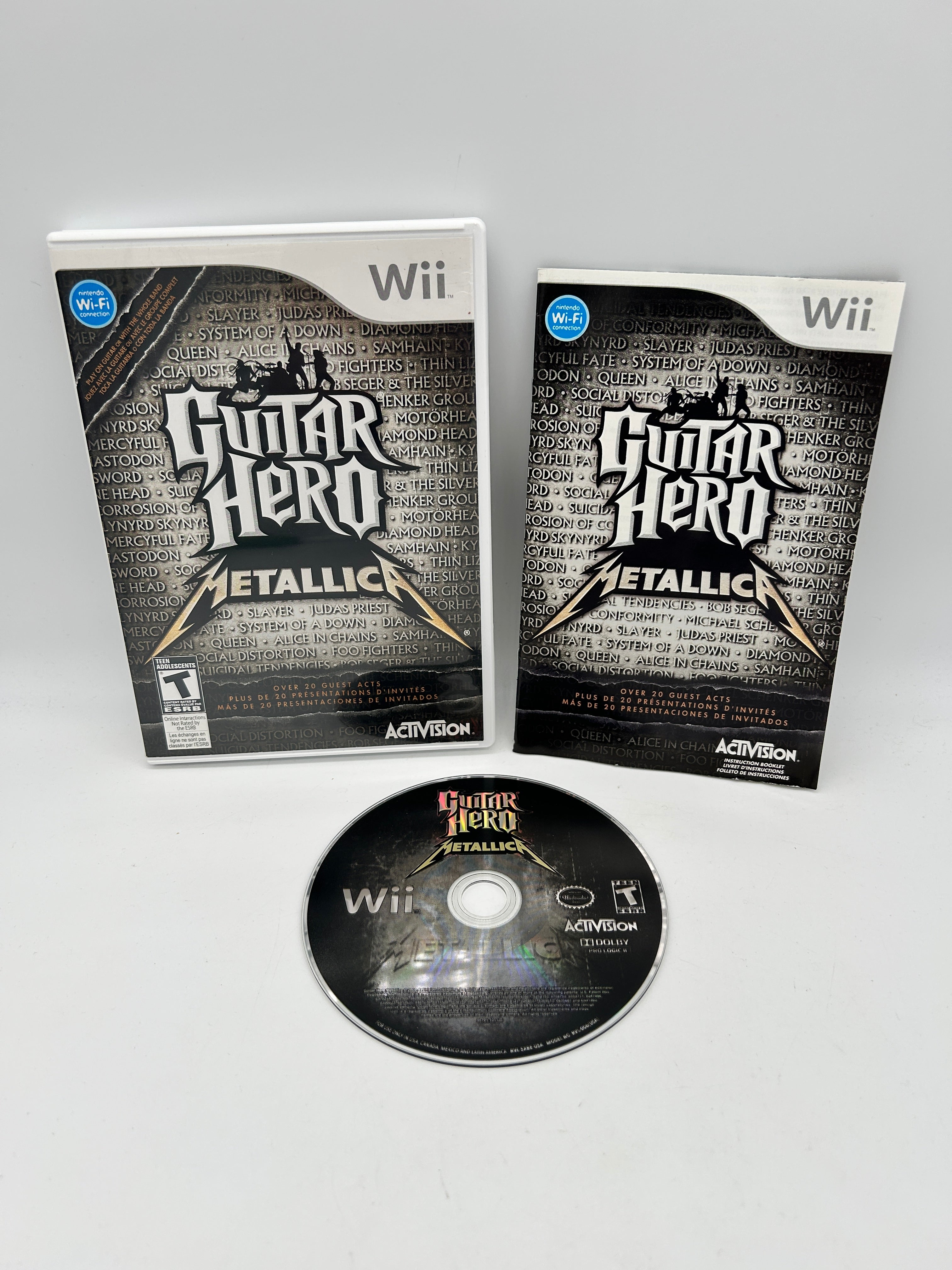 NiNTENDO Wii | GUITAR HERO METALLiCA – PiXEL-RETRO.COM