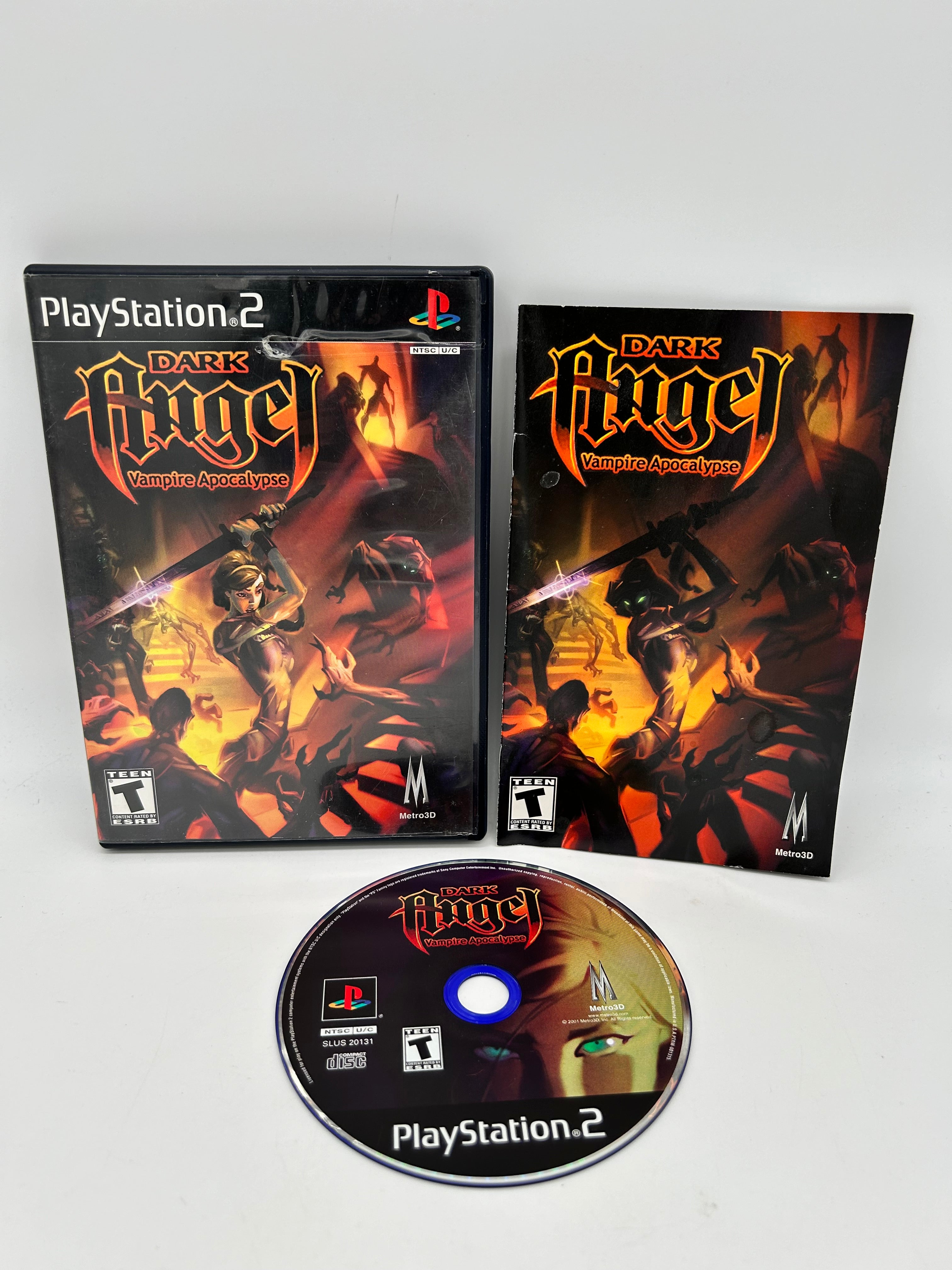 SONY PLAYSTATiON 2 [PS2] | DARK ANGEL VAMPiRE APOCALYPSE – PiXEL-RETRO.COM