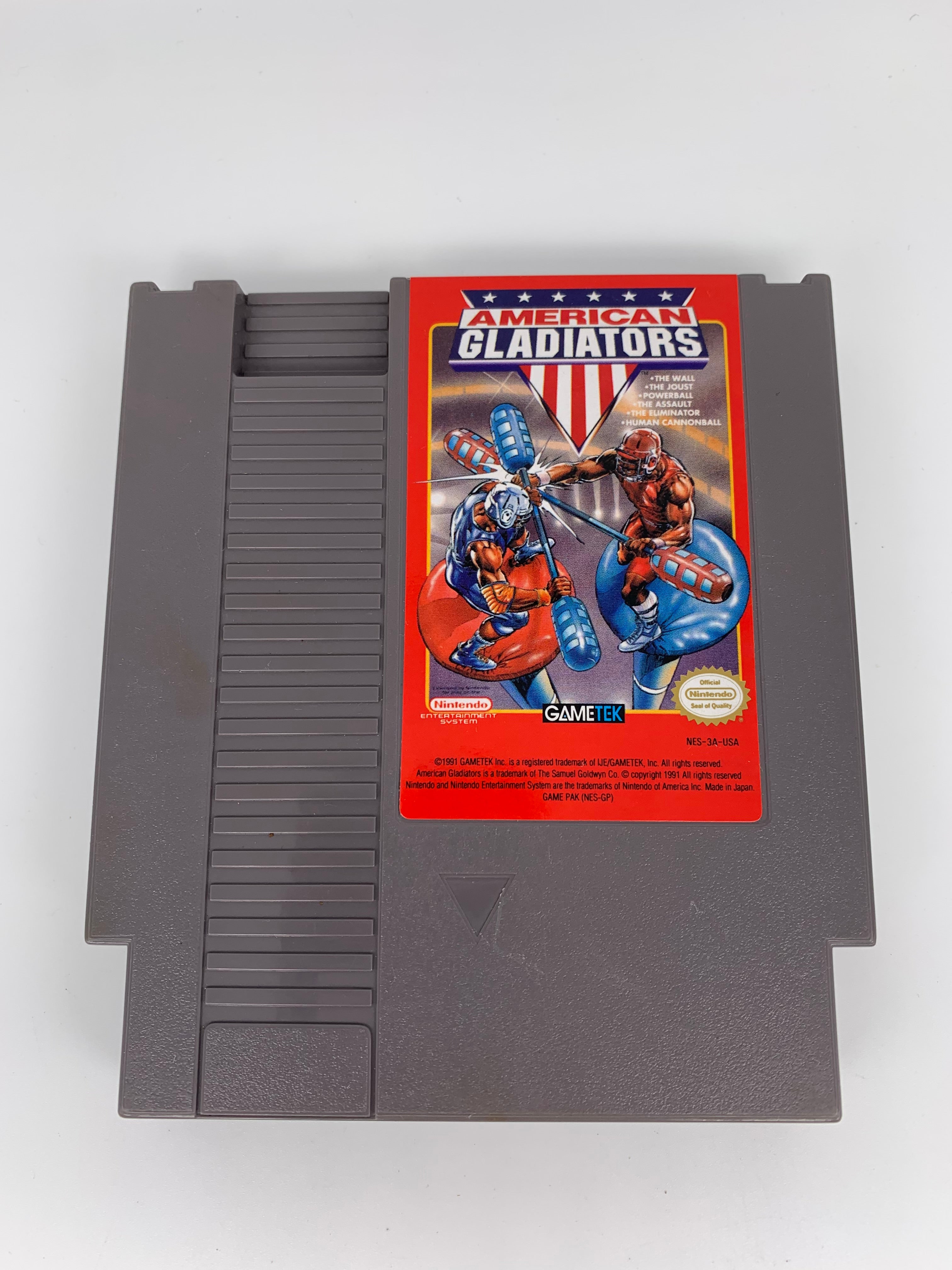 NiNTENDO [NES] ORiGiNAL | AMERiCAN GLADiATORS – PiXEL-RETRO.COM