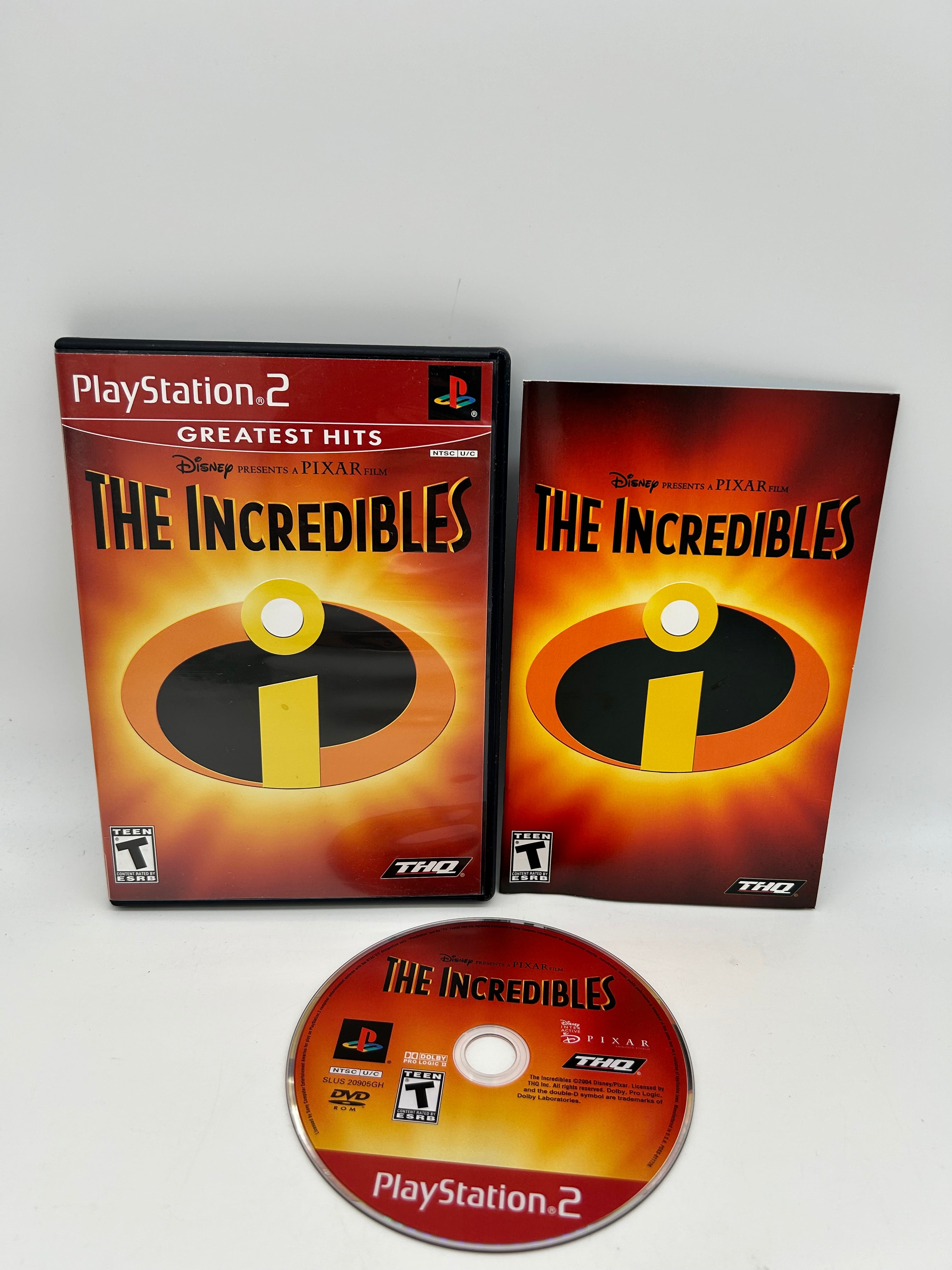 SONY PLAYSTATiON 2 [PS2] | THE INCREDiBLES | GREATEST HiTS – PiXEL ...